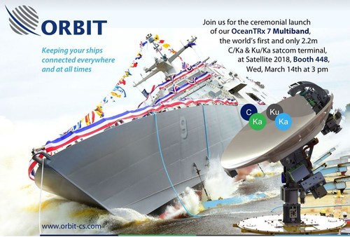 Orbit to Display World's First 2.2-Meter Multiband Maritime Satellite ...
