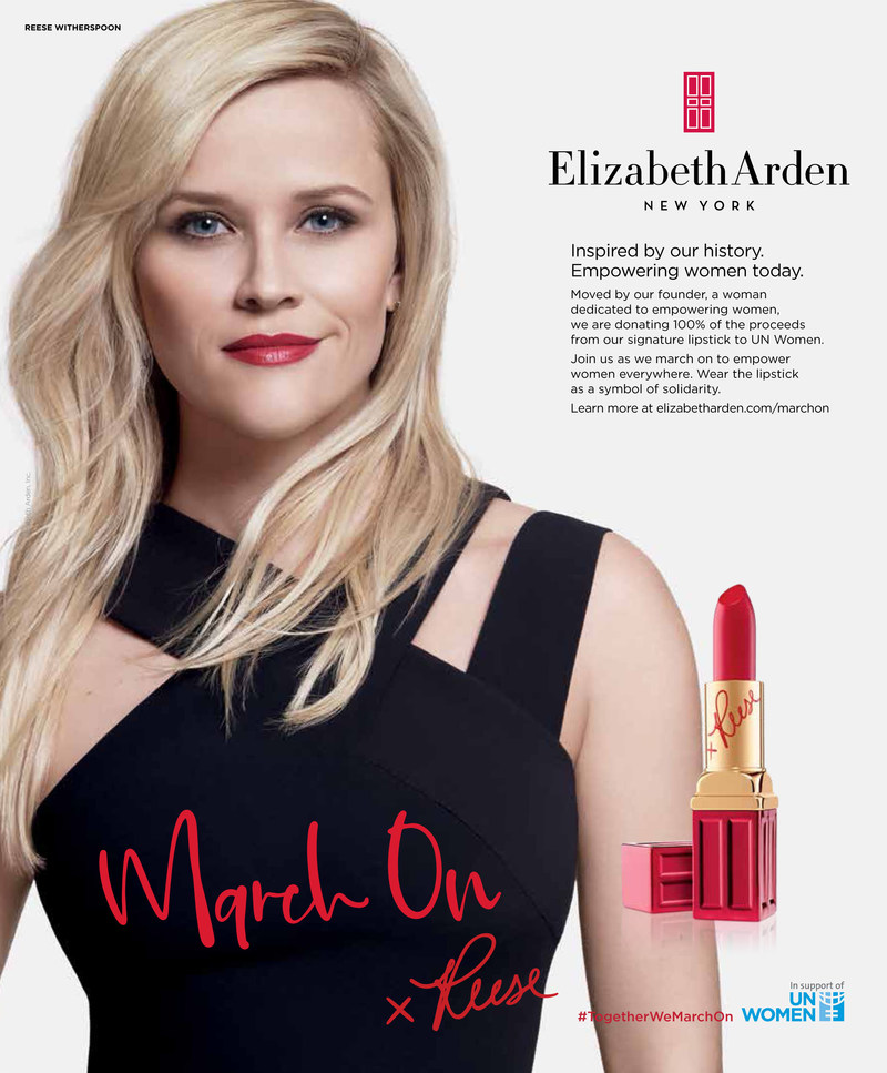 Elizabeth Arden & Reese Witherspoon ’March On’ For Women