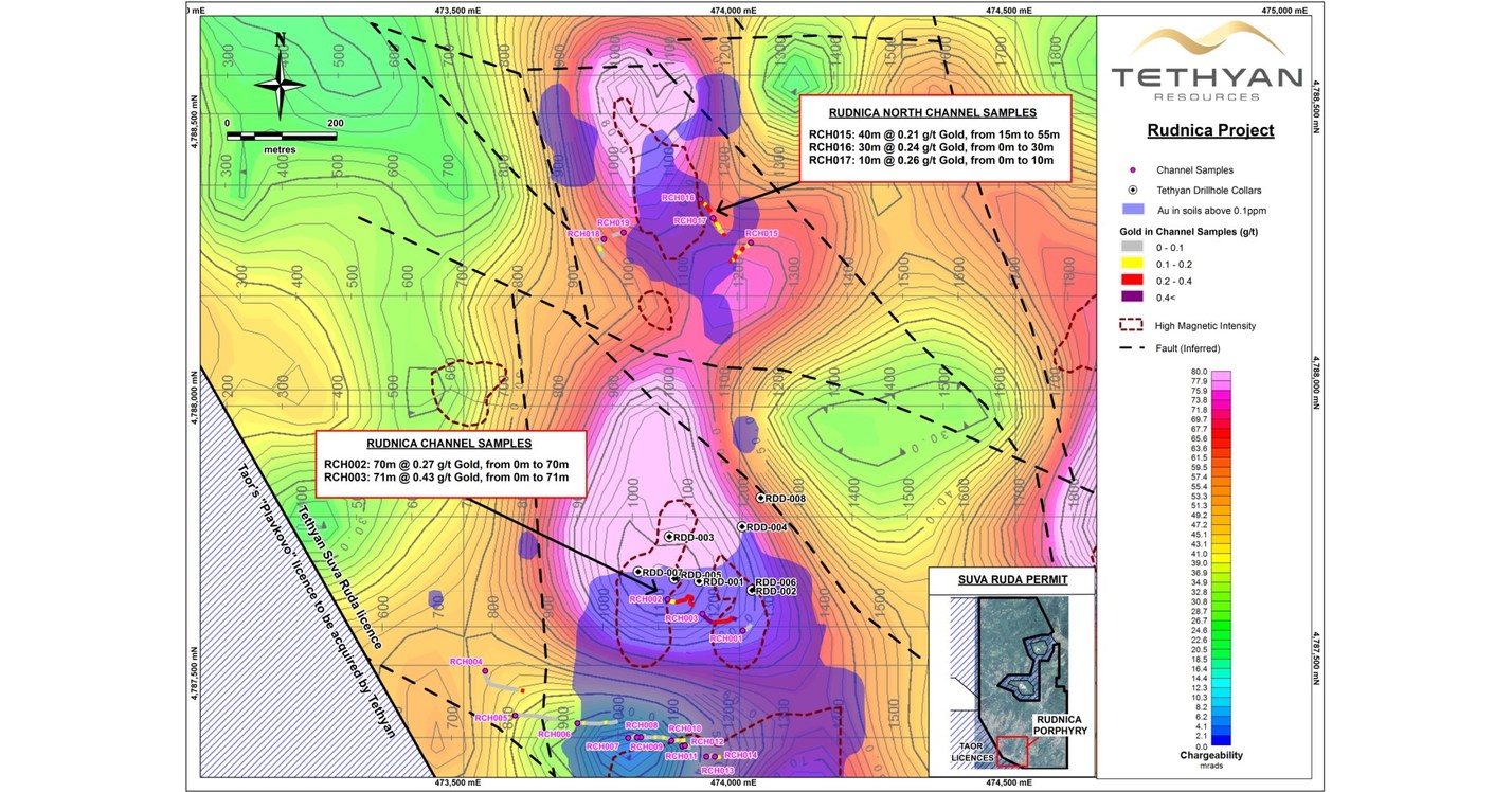 Tethyan Resources Announces Results of Channel Sampling and the ...