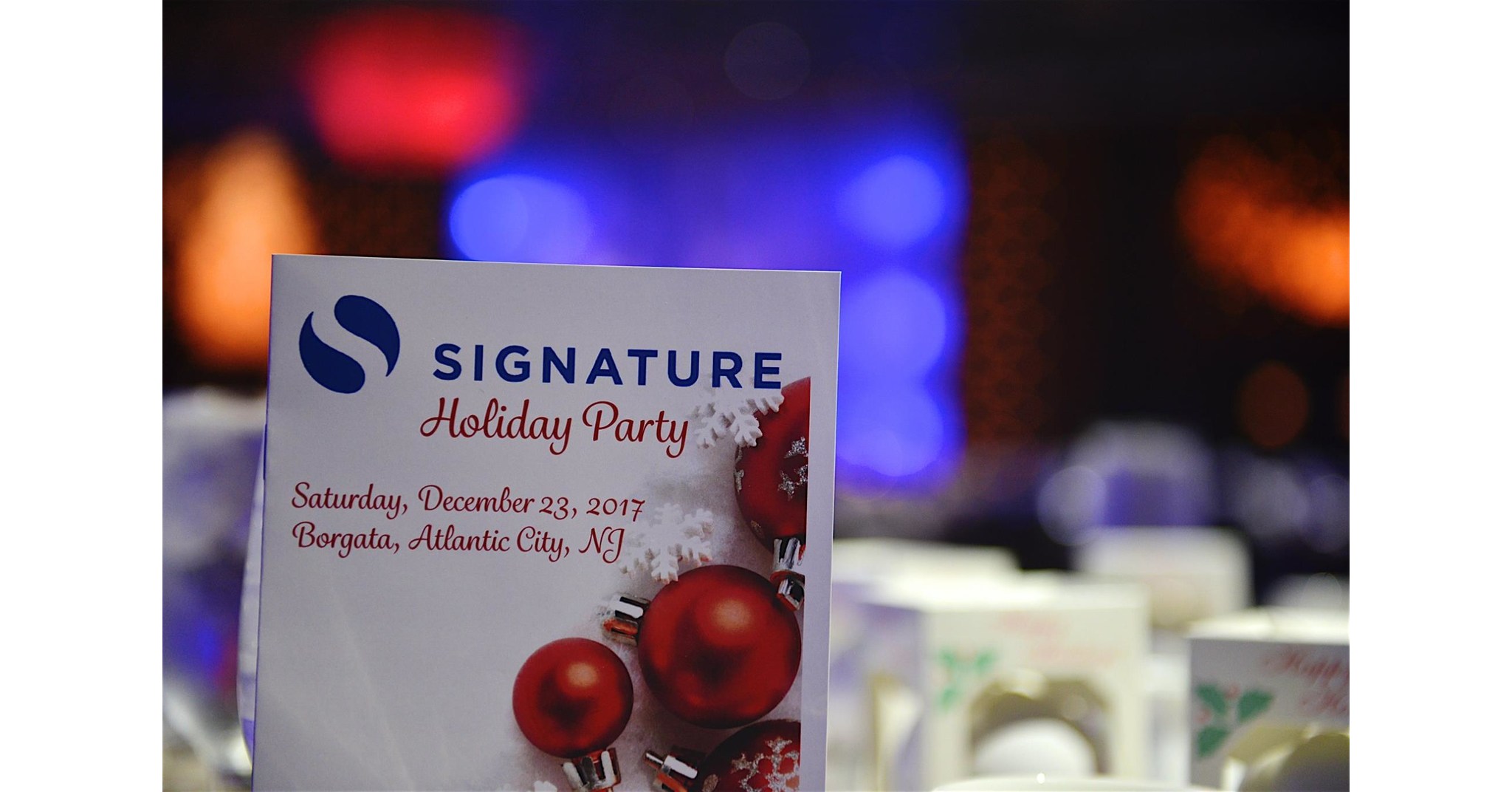 Signature, Inc's Holiday Party Reflects Commitment to Giving