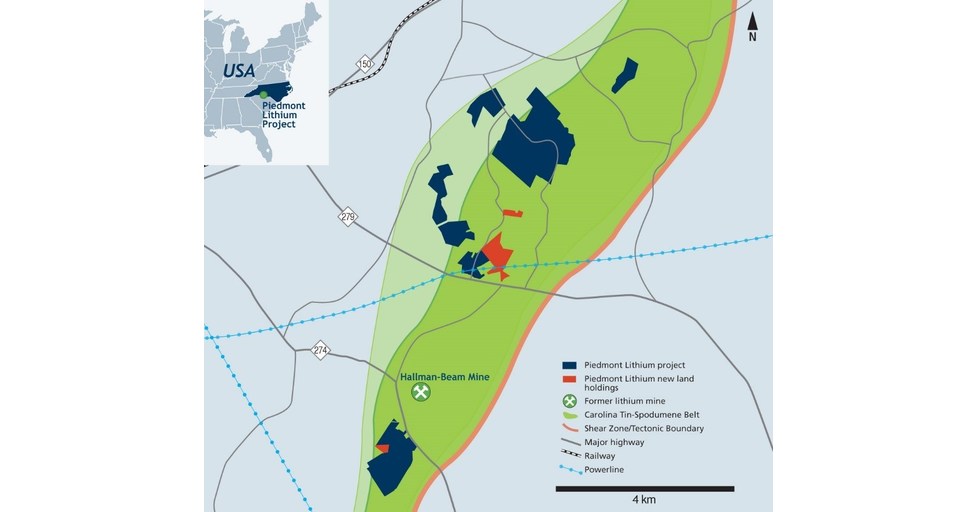 Piedmont Lithium Continues To Expand Its First Mover Land Position In ...