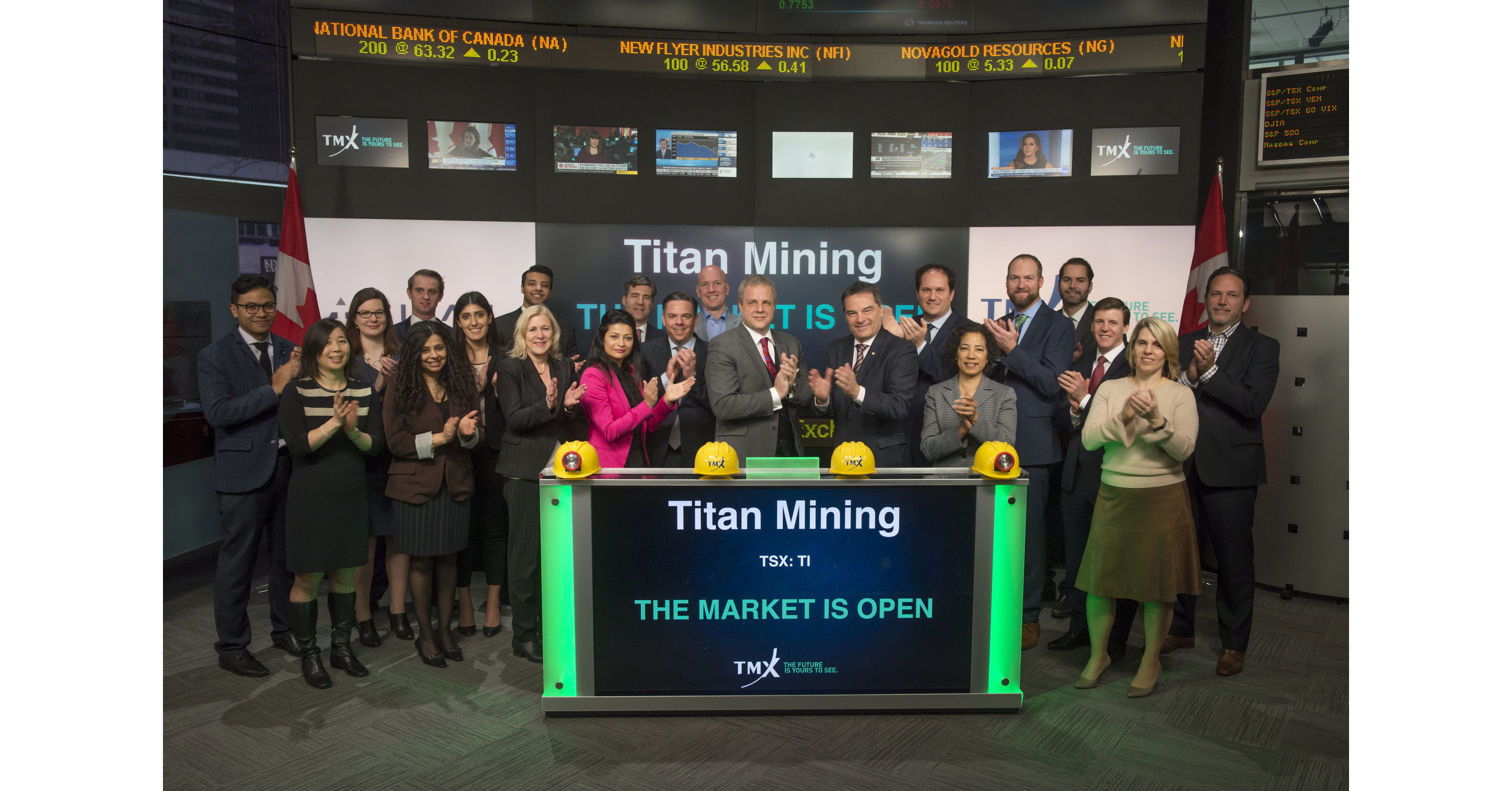 Titan Mining Corporation Opens the Market