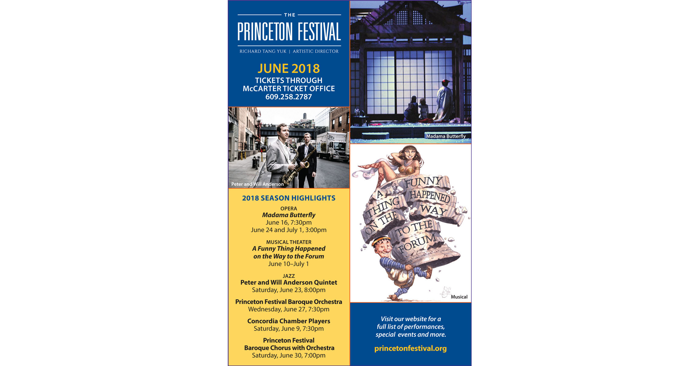 Tickets Go On Sale for Princeton Festival's 2018 Season of Musical ...