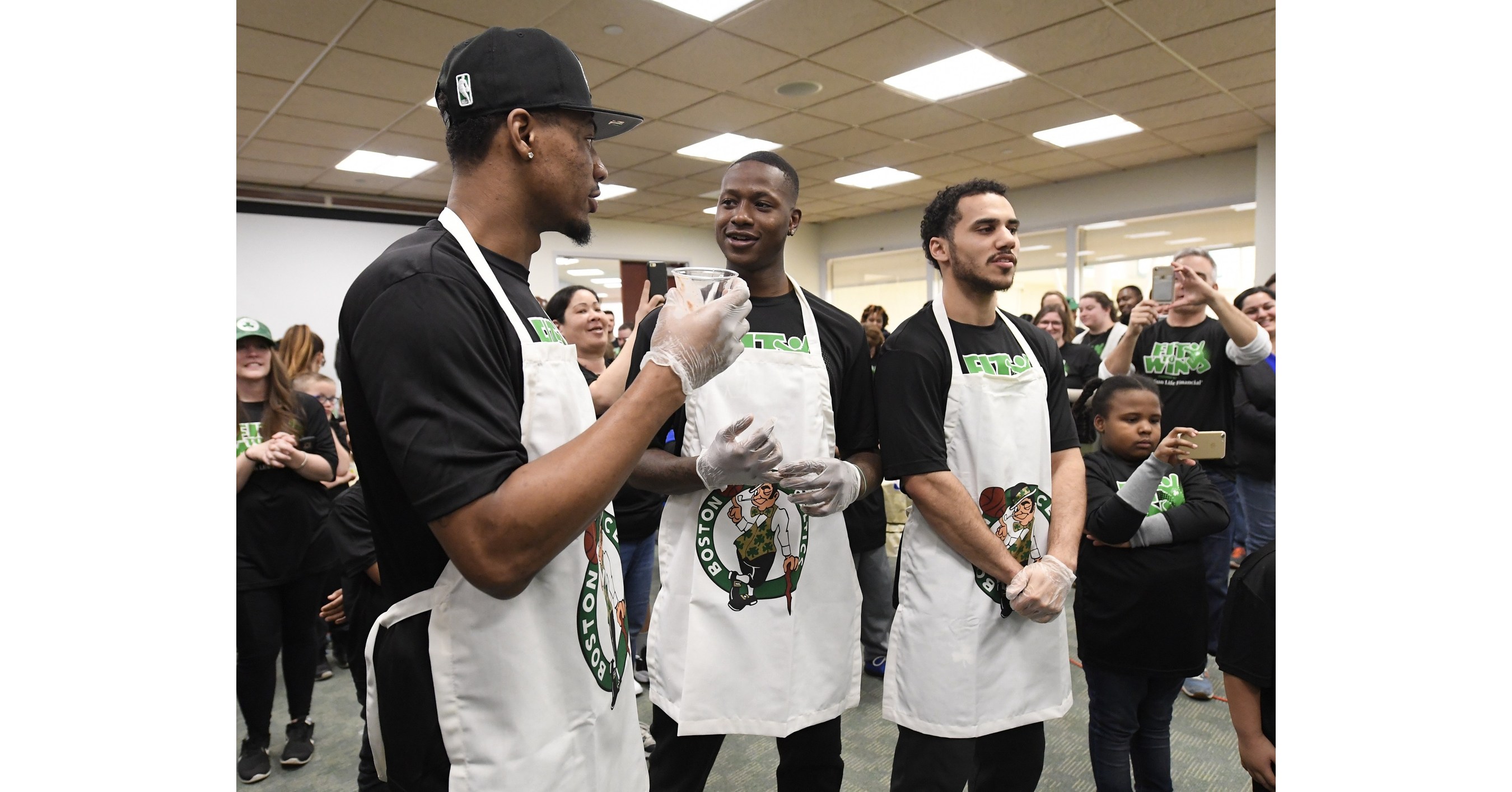 Marcus Smart, Shane Larkin, and Terry Rozier host YMCA kids at Celtics ...