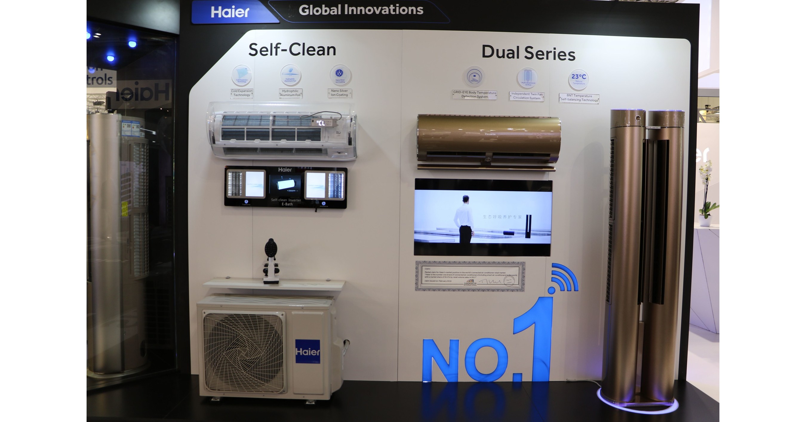 Haier on display at MCE 2018