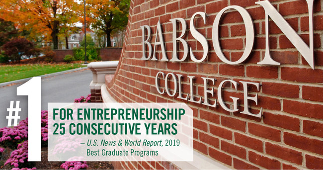 Babson College MBA Ranked No. 1 for Entrepreneurship for the 25th ...