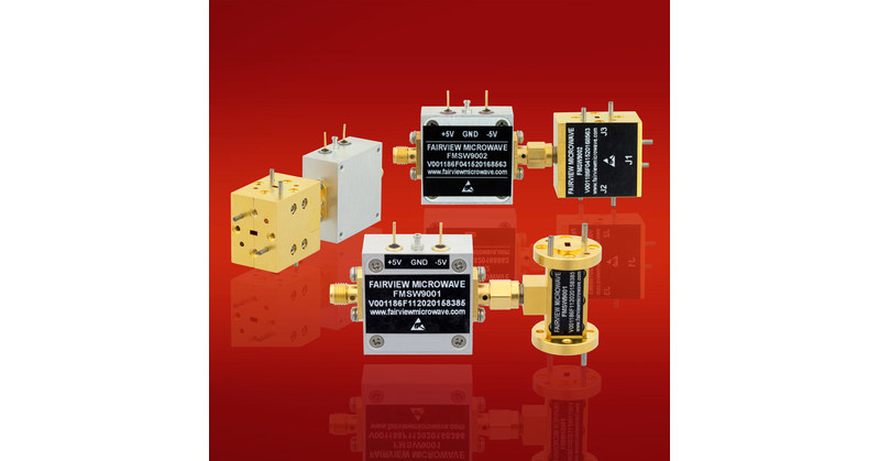 Fairview Microwave Introduces New E and W-Band PIN Diode Waveguide Switches