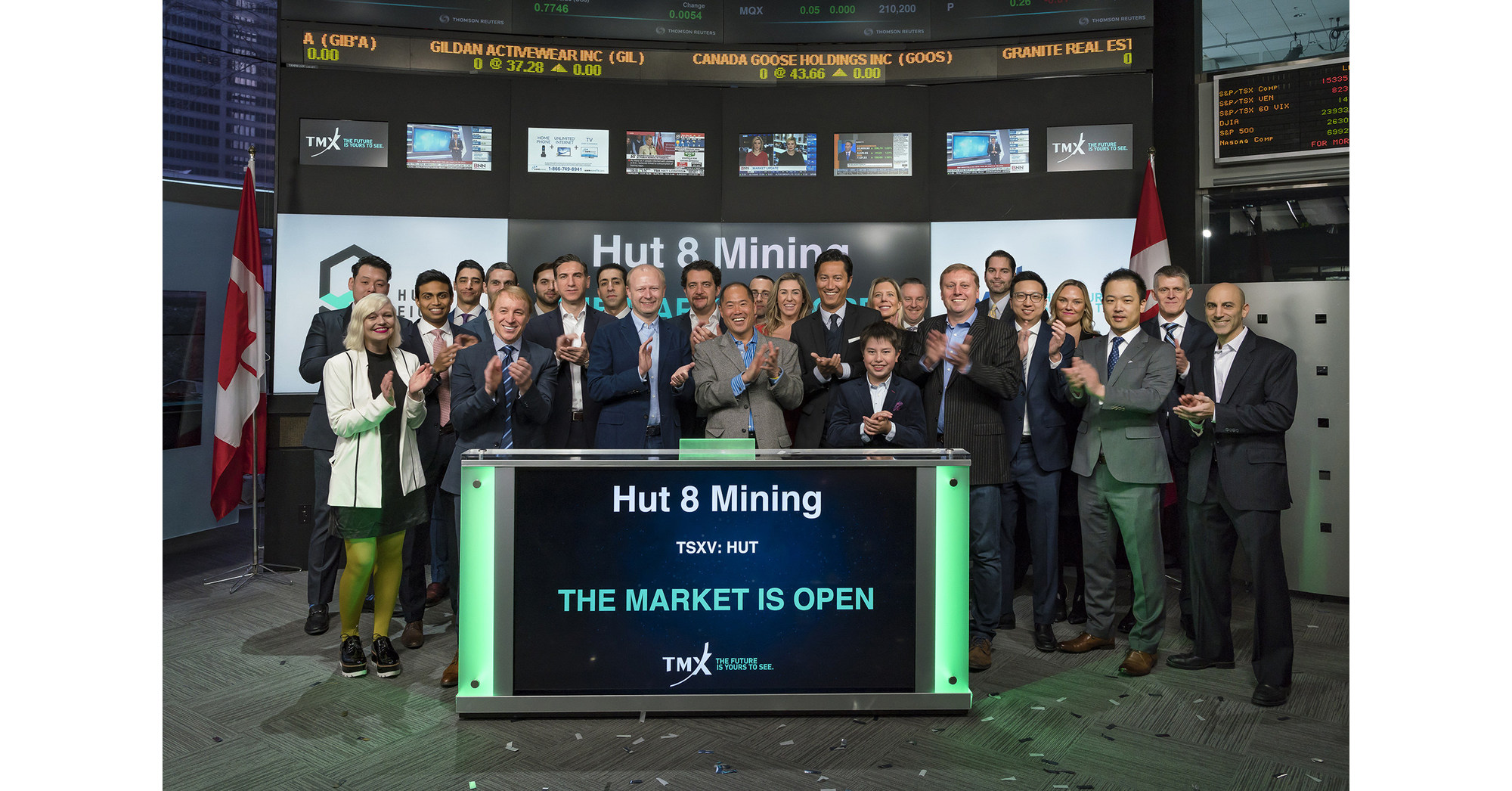Hut 8 Mining Corp. Opens the Market