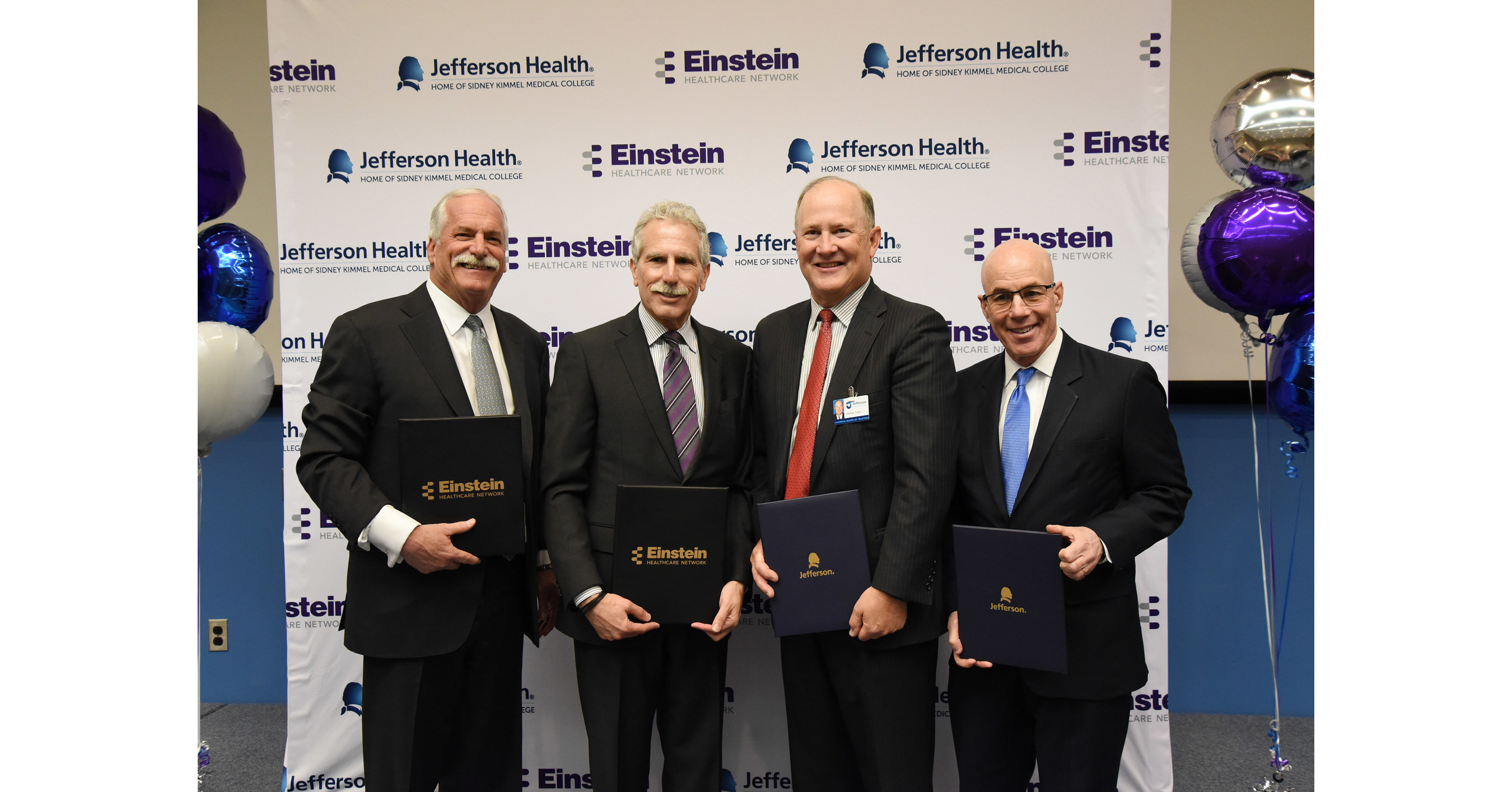 Jefferson and Einstein Healthcare Network Sign Letter of Intent to Merge