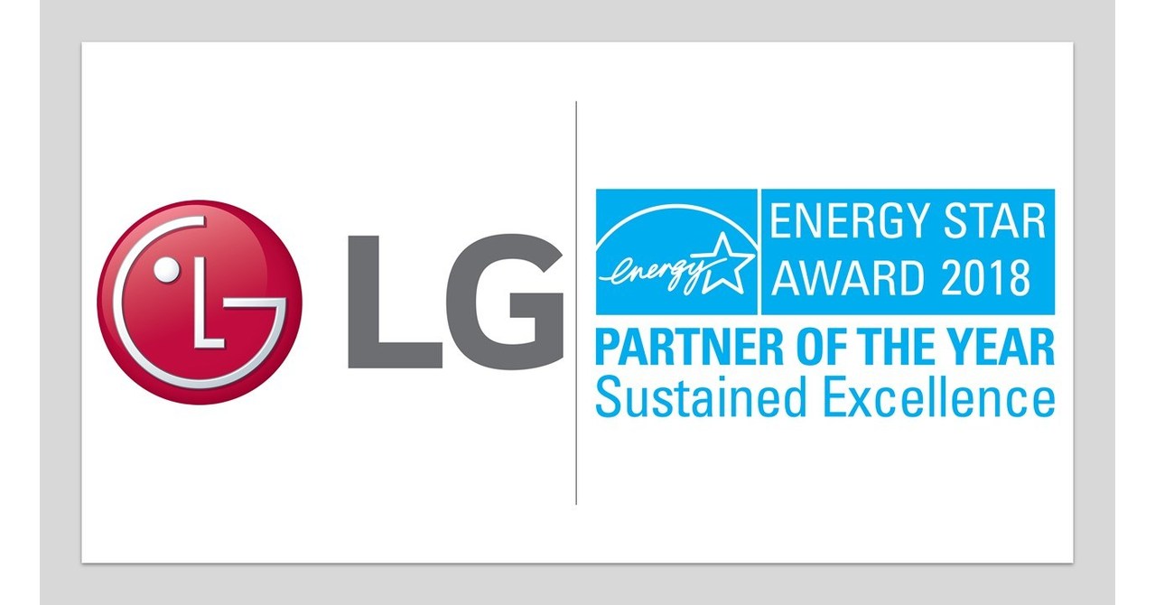 LG Electronics Honored By U.S. EPA As 2018 ENERGY STAR® Partner Of The Year