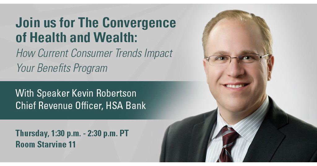 HSA Bank to Present on the Convergence of Health and Wealth