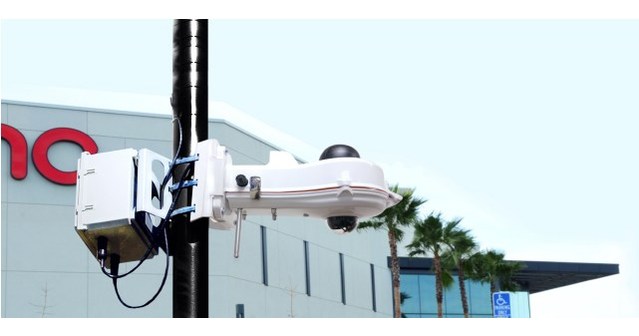 V5 Systems' portable V5 Acoustic Gunshot Sensor that sends a validated ...