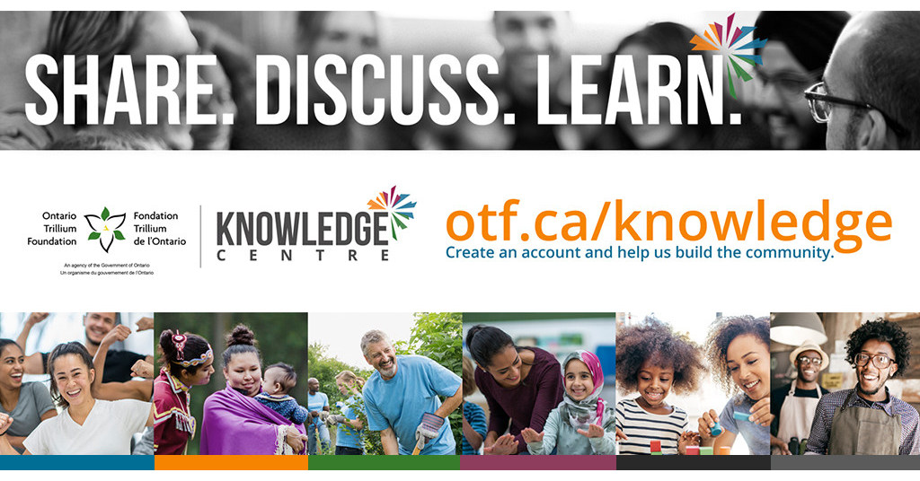 Ontario Trillium Foundation Launches Knowledge Centre
