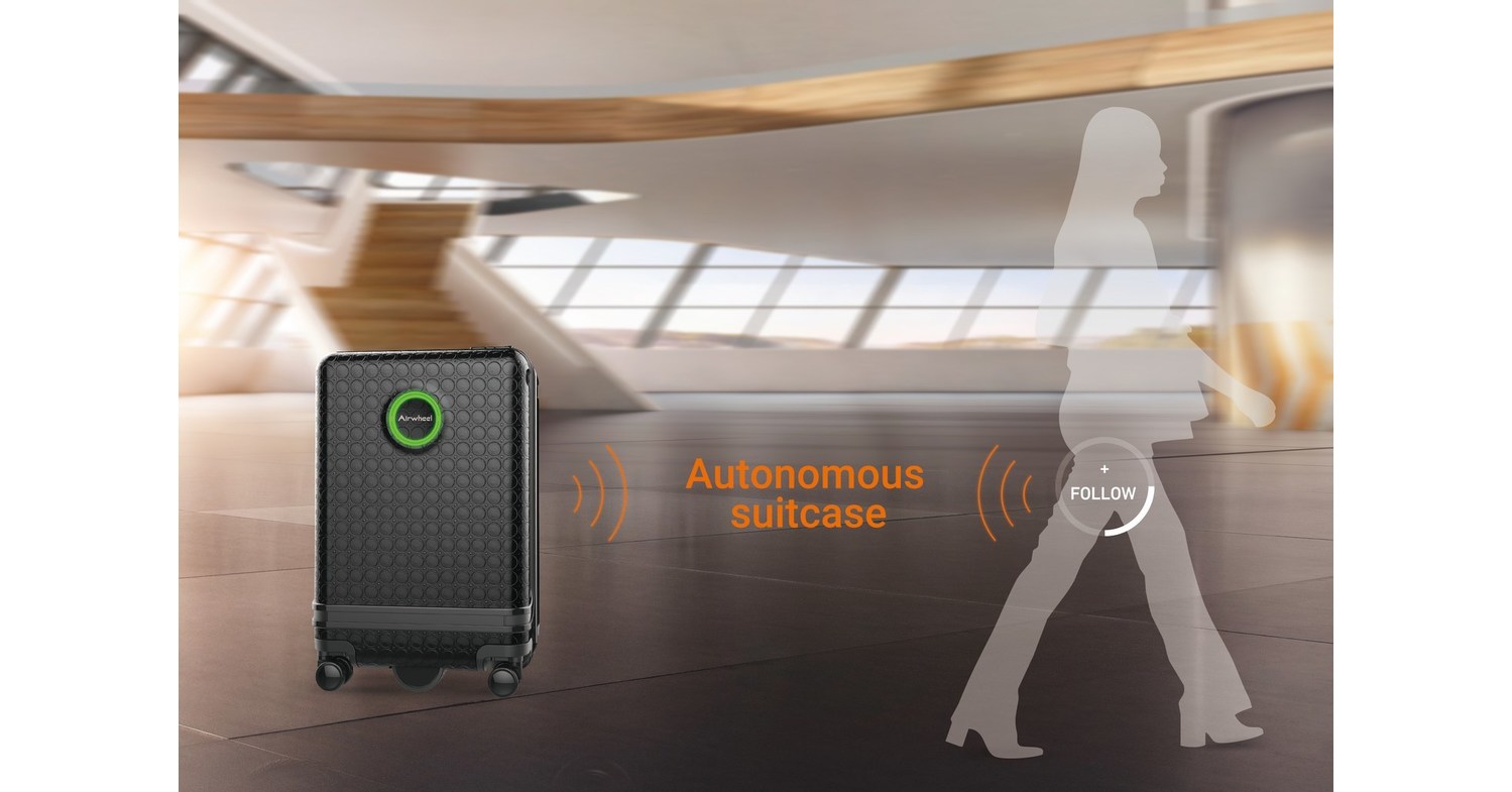 Airwheel SR3, a hands-free, smart robot suitcase with visual ...