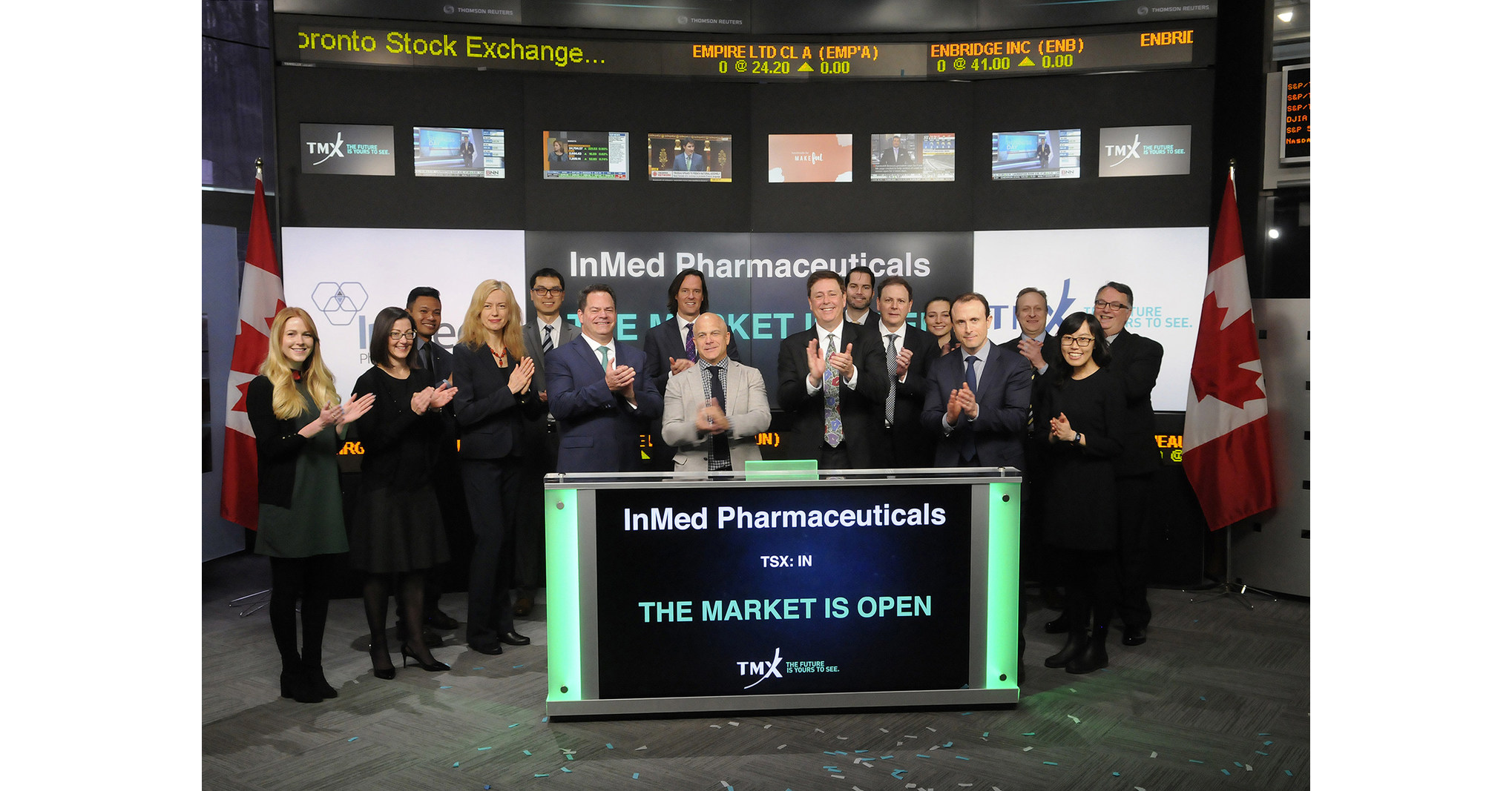 InMed Pharmaceuticals Inc. Opens the Market