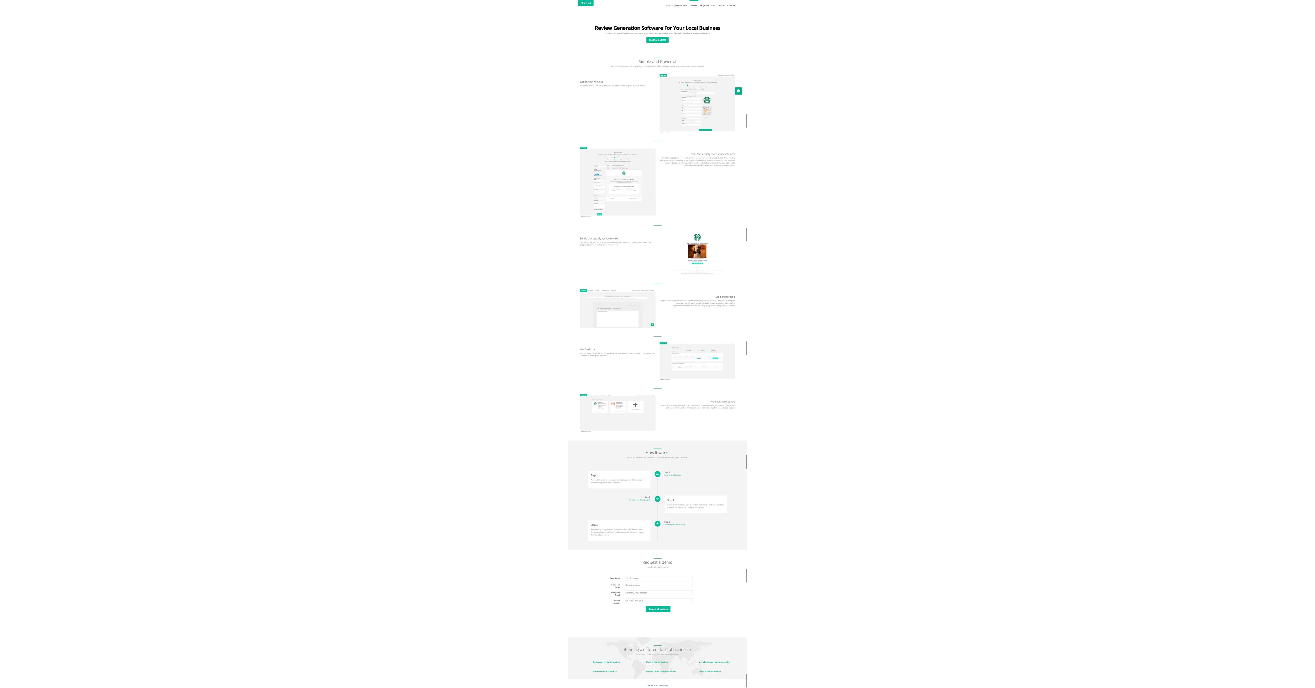 Fame MS Launches a New Review Generation Tool for Local Businesses