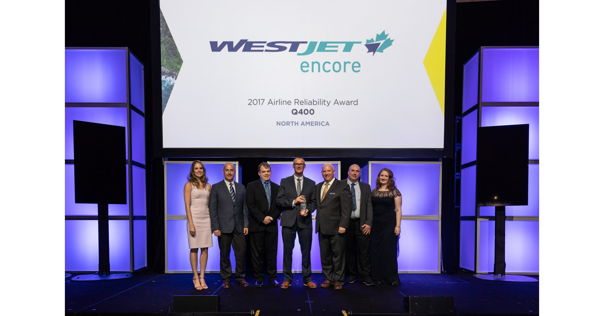 WestJet Encore wins 2017 Airline Reliability Performance Award