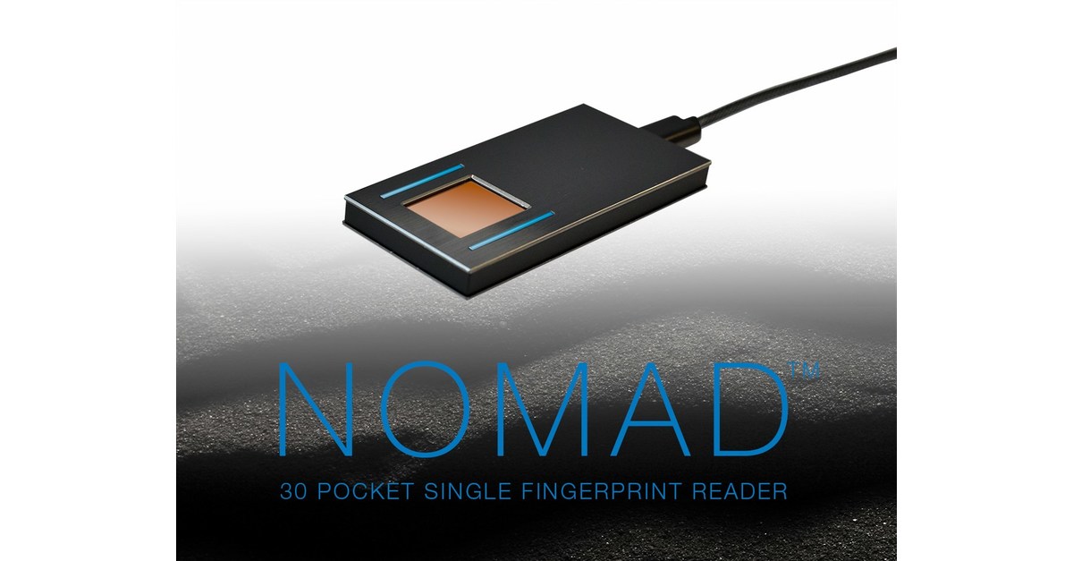 Crossmatch® Previews NOMAD™ 30 Pocket Fingerprint Reader at connect:ID ...