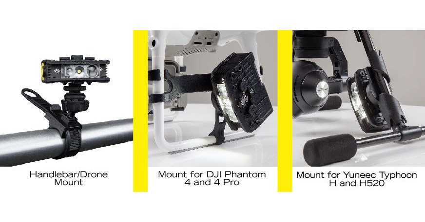 FoxFury Announces a Trio of Drone Mount Solutions for its Rugo™ Light