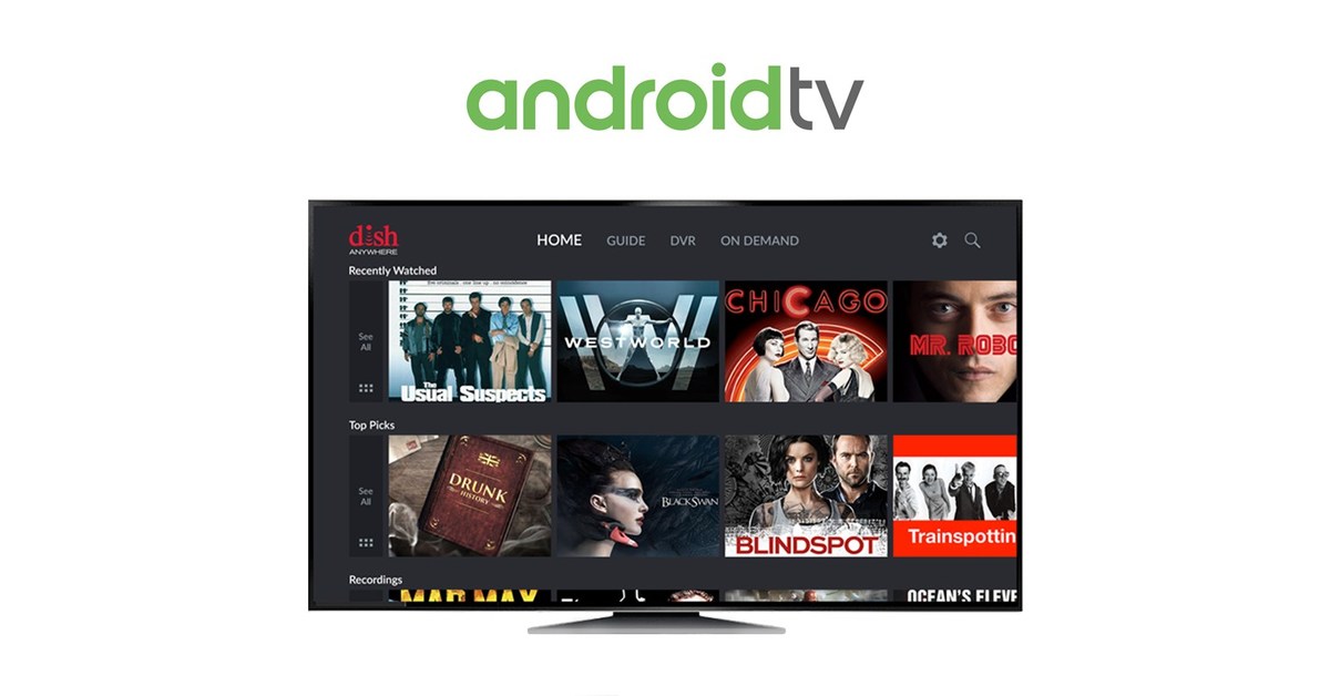 DISH app now on Android TV