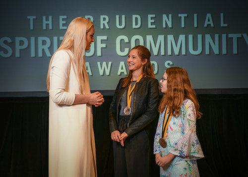 New York students Helena Zimmerman of Purchase and Hailey Richman of ...