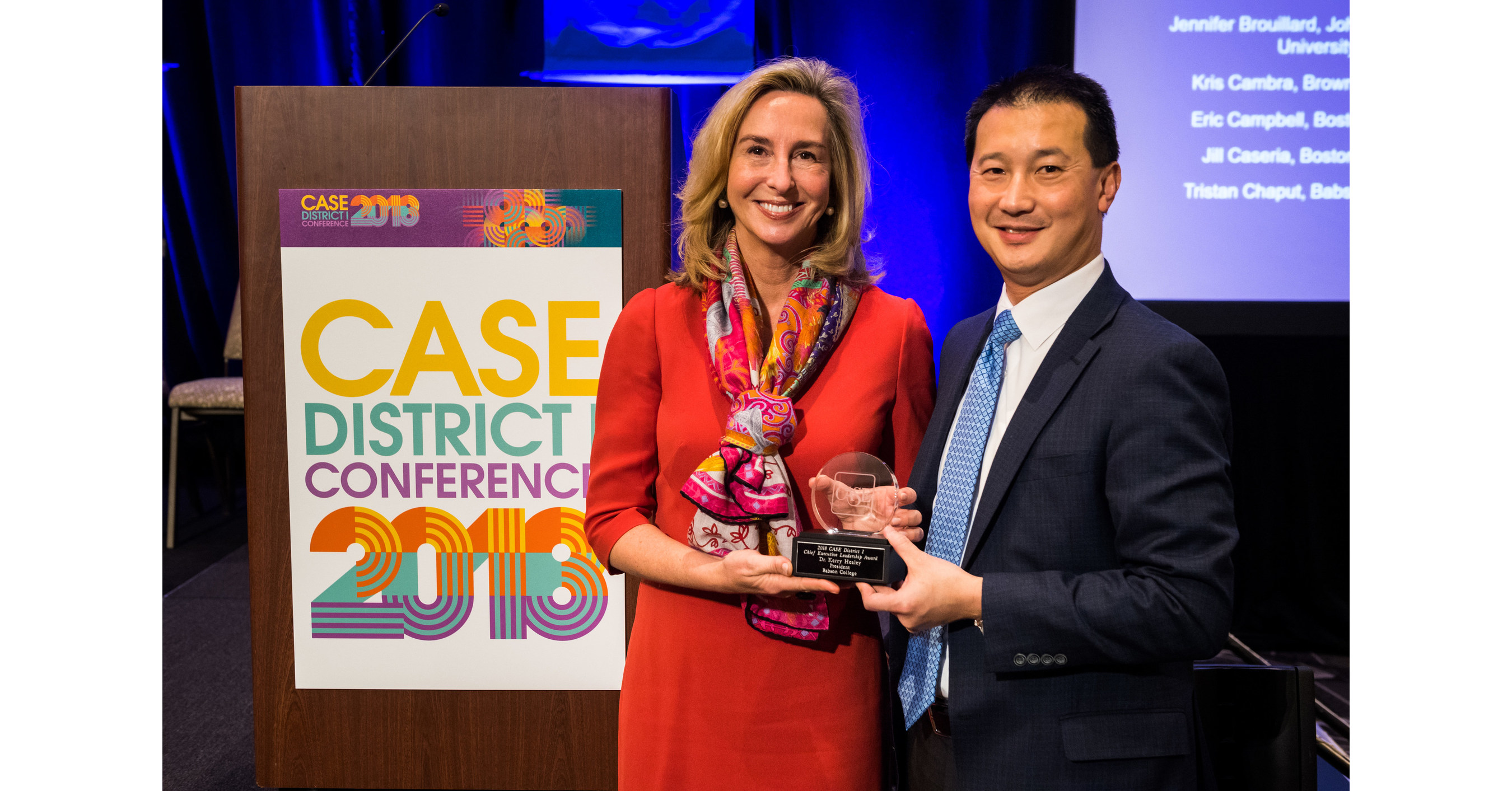 Babson College President Kerry Healey Awarded The CASE District I Chief ...