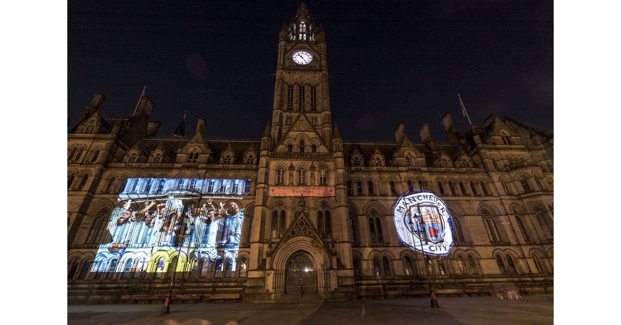 The World Lights Up for Manchester City's Premier League Win