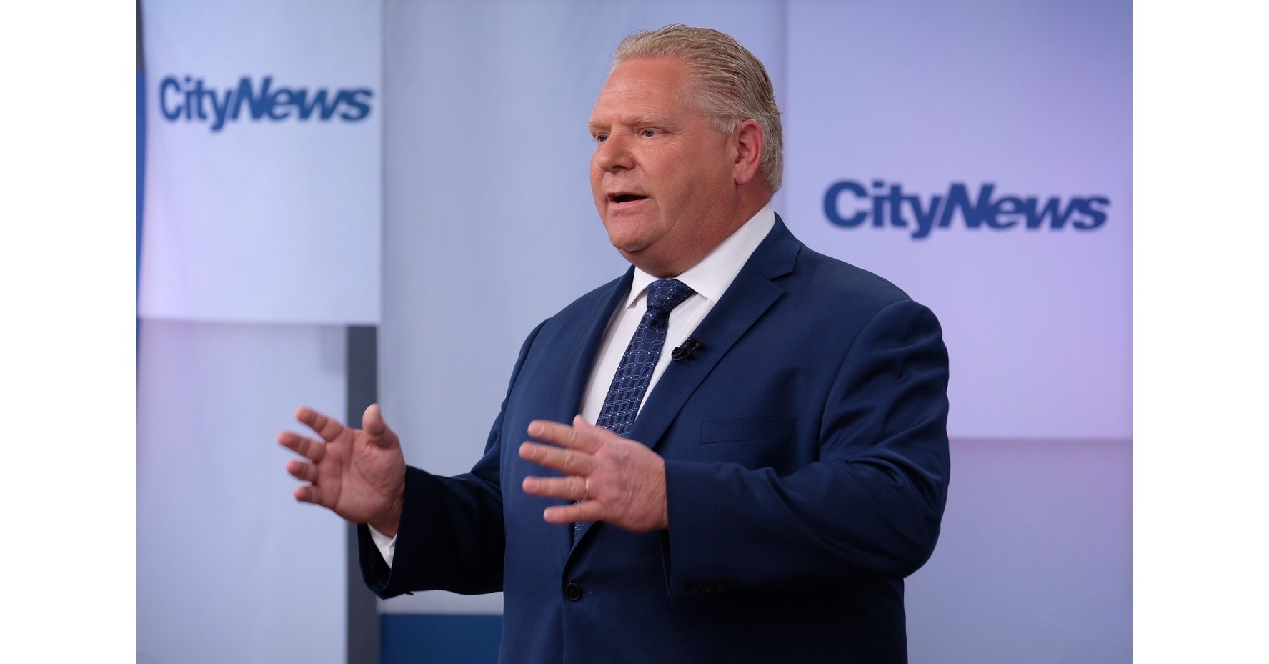 Doug Ford, leader of the Progressive Conservative Party of Ontario ...