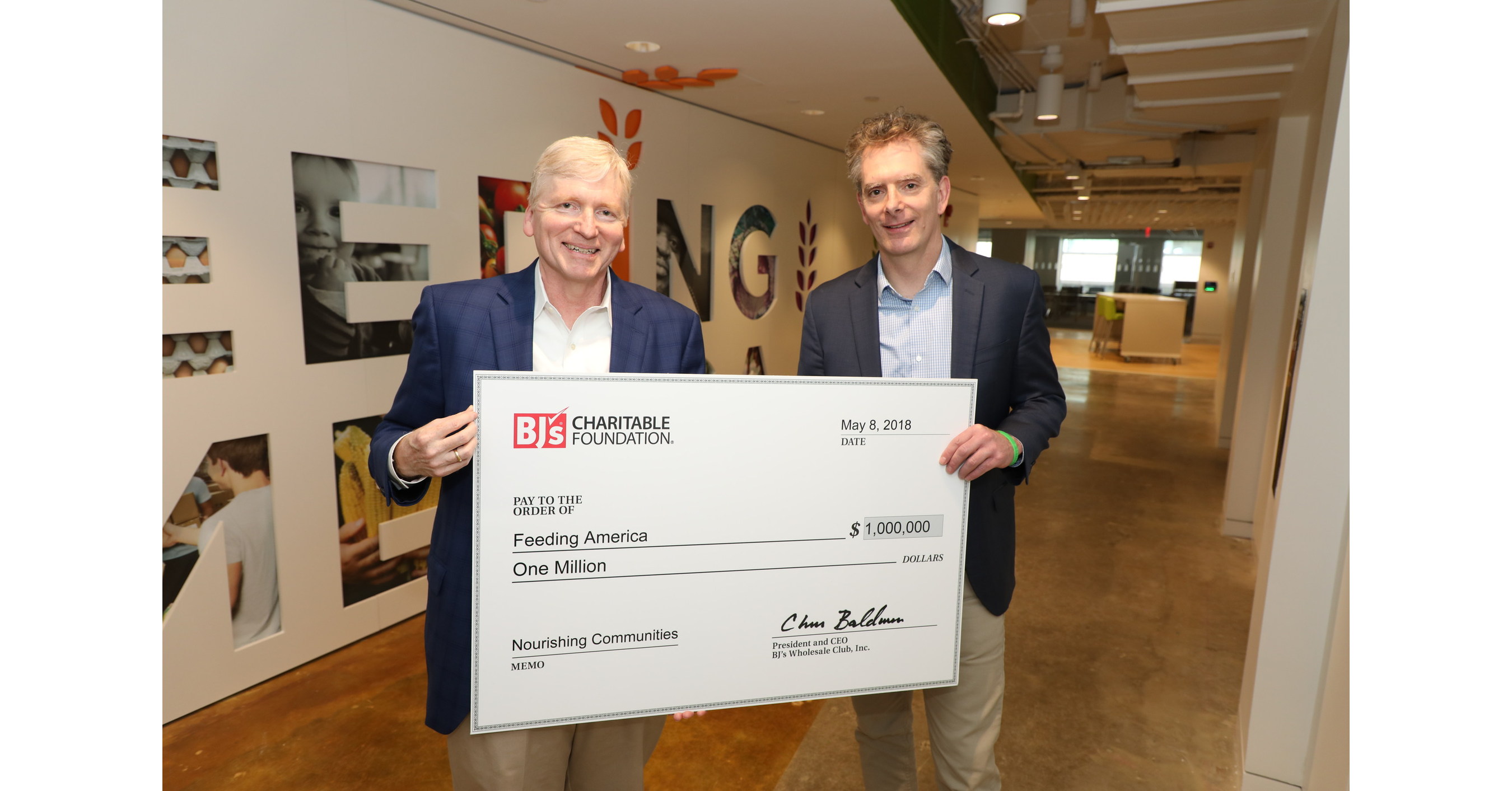 BJ's Charitable Foundation Donates $1 Million to Feeding America's ...