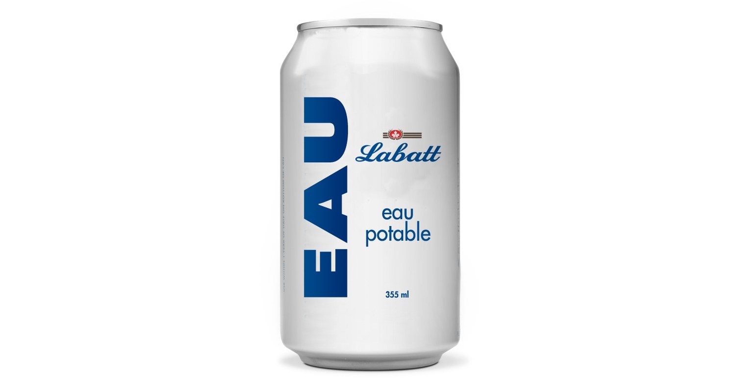 Labatt produit et livre 100 000 canettes d'eau potable aux communautés ...