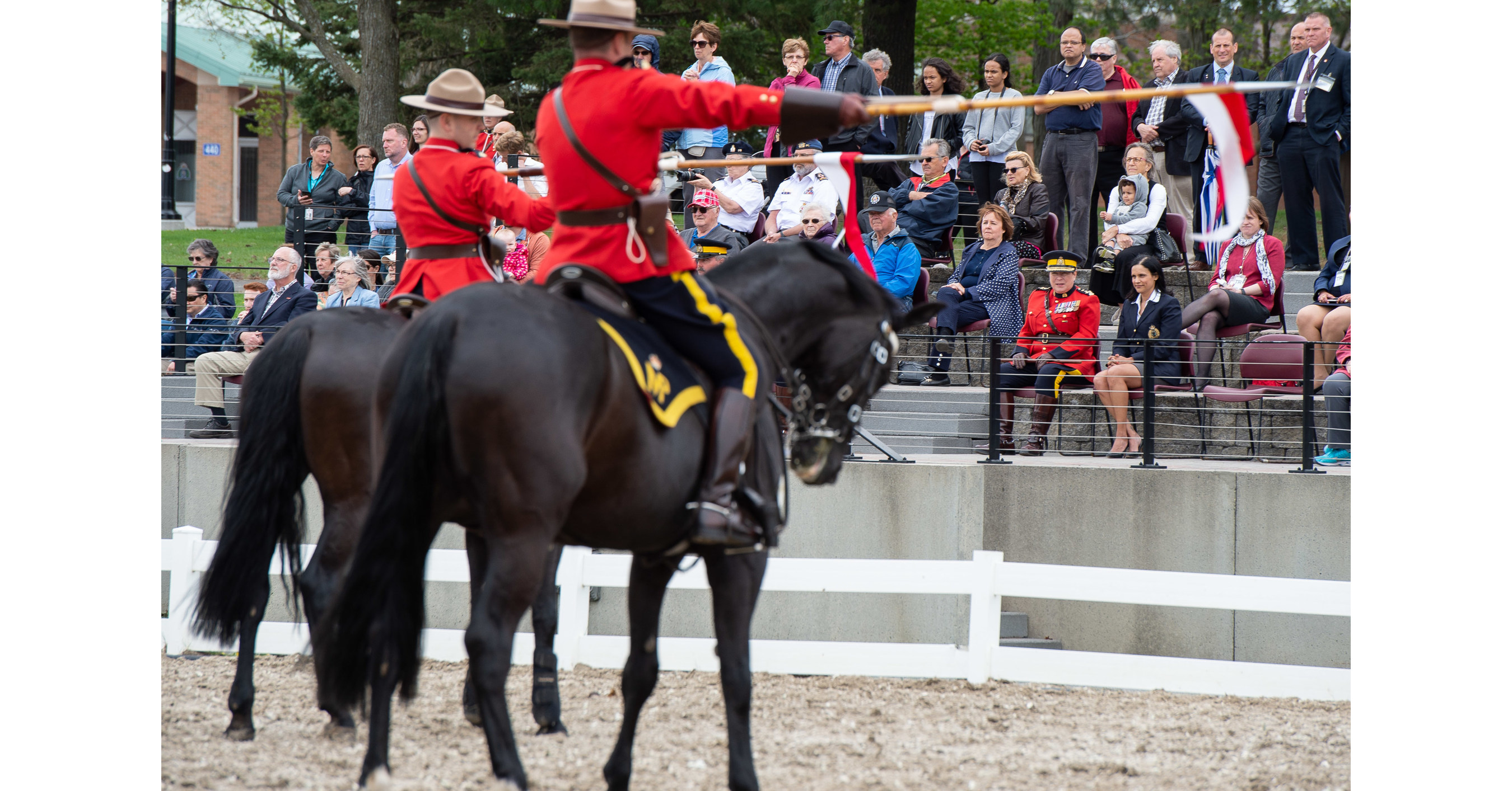 RCMP Commissioner Brenda Lucki launches the 2018 Musical Ride Tour