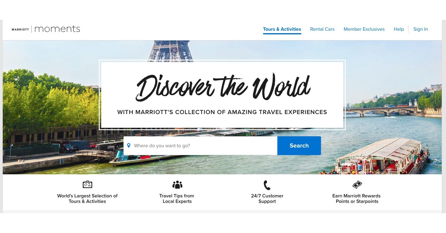 Marriott Moments Introduces Expert Recommendations, Bespoke Categories ...