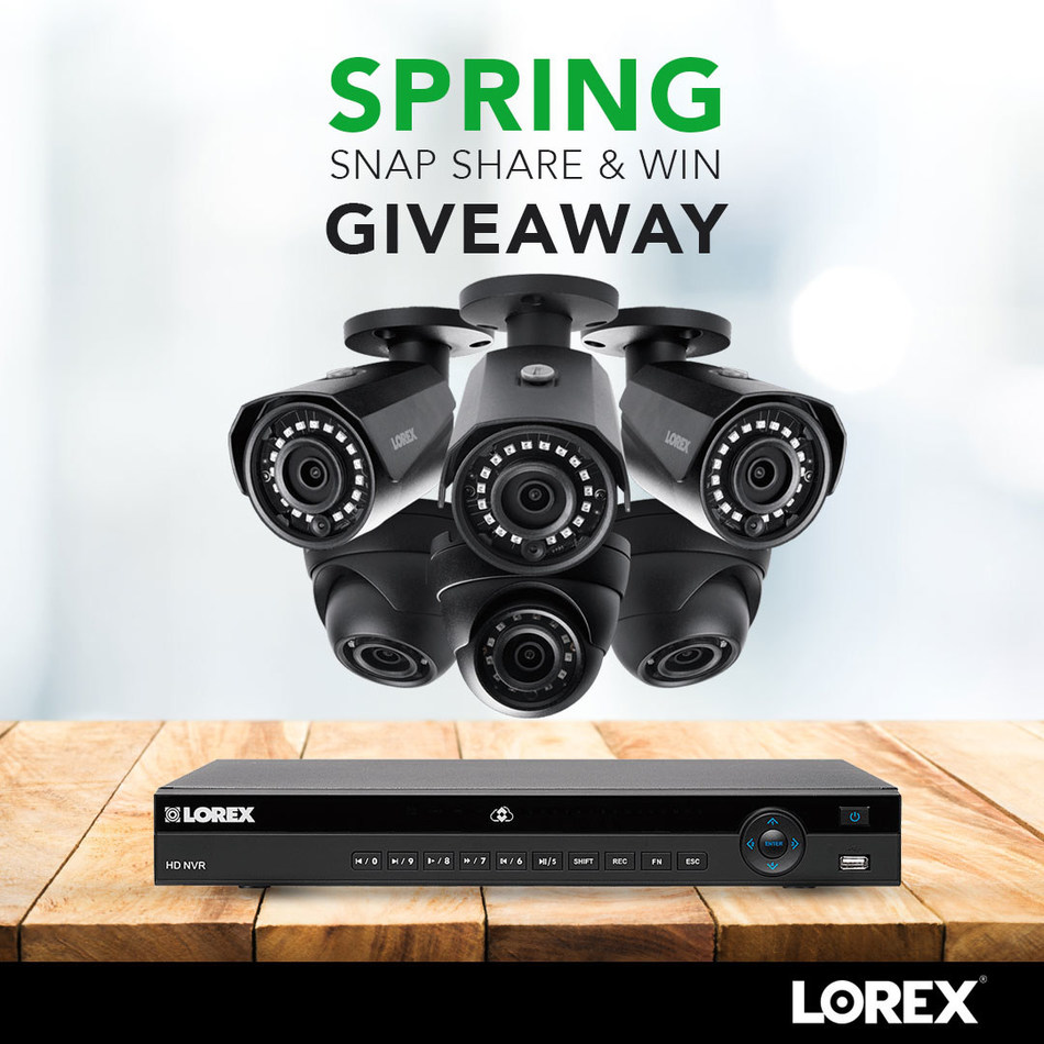 Lorex launches 2K Super HD Security Camera System Giveaway