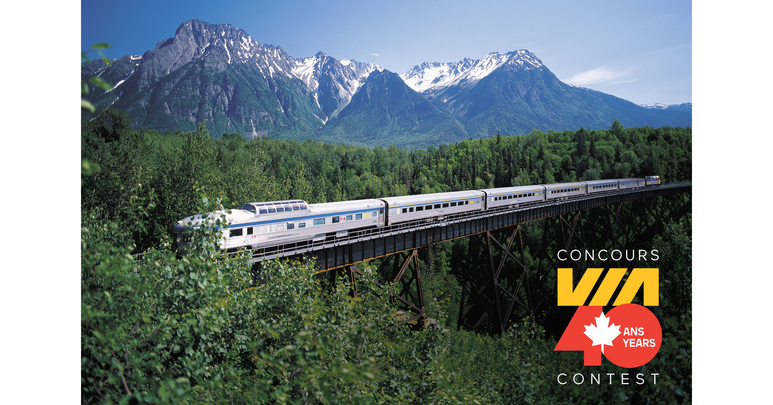 VIA Rail Launches the VIA40 Contest: Repurposing the past to move forward