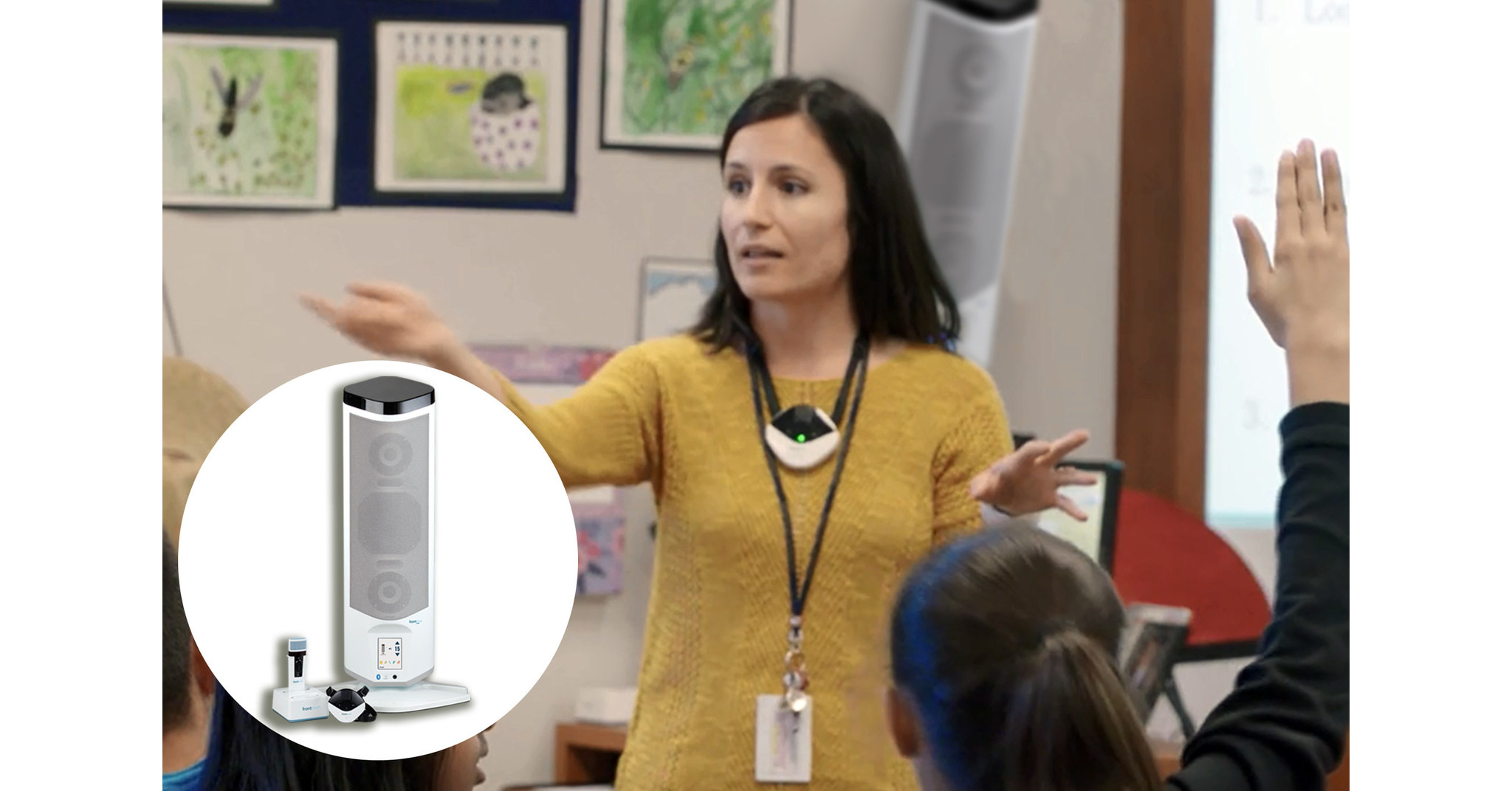 Front row juno classroom audio system