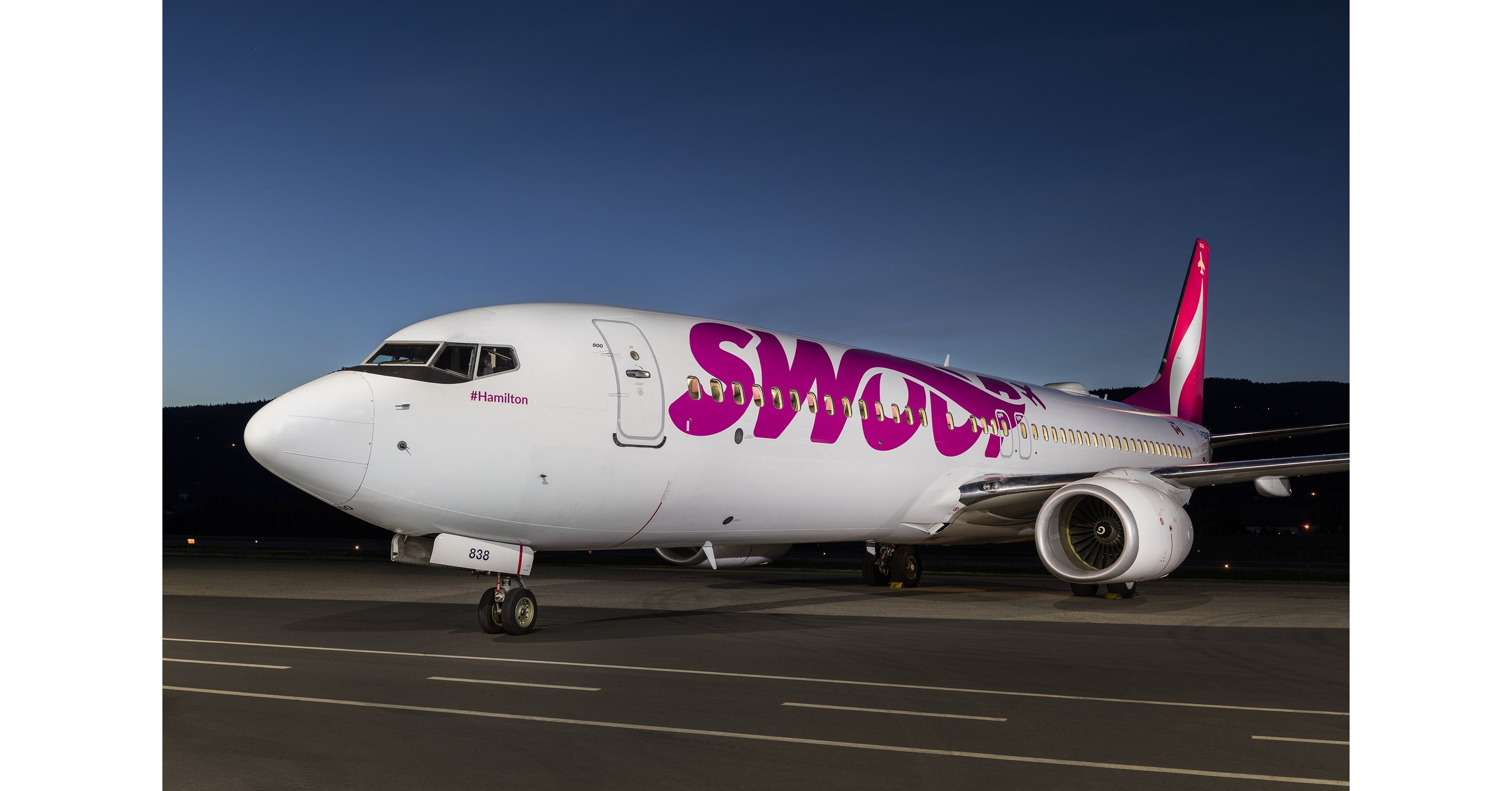 Painting the skies pink: Swoop livery unveiled