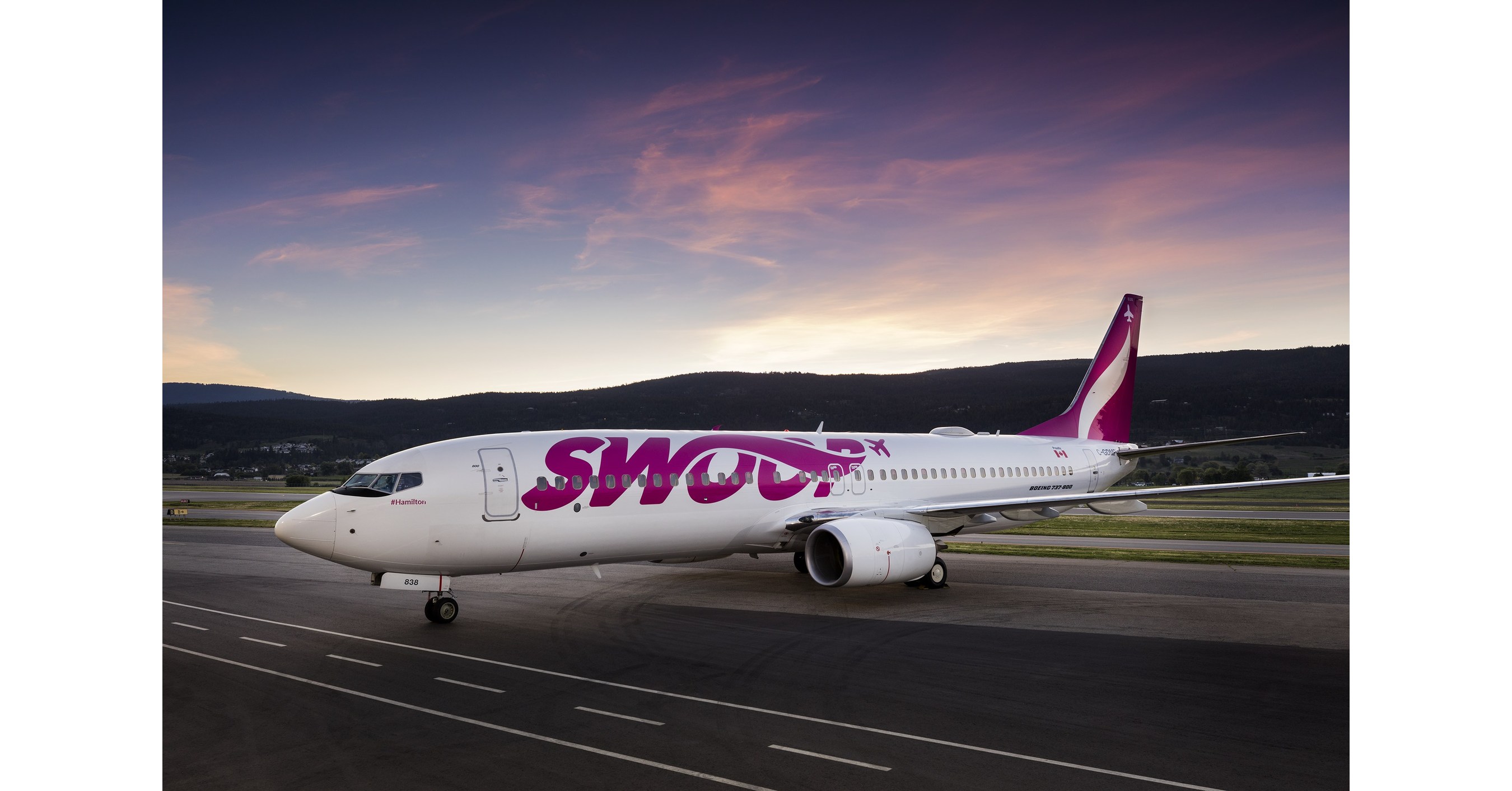 Painting the skies pink: Swoop livery unveiled