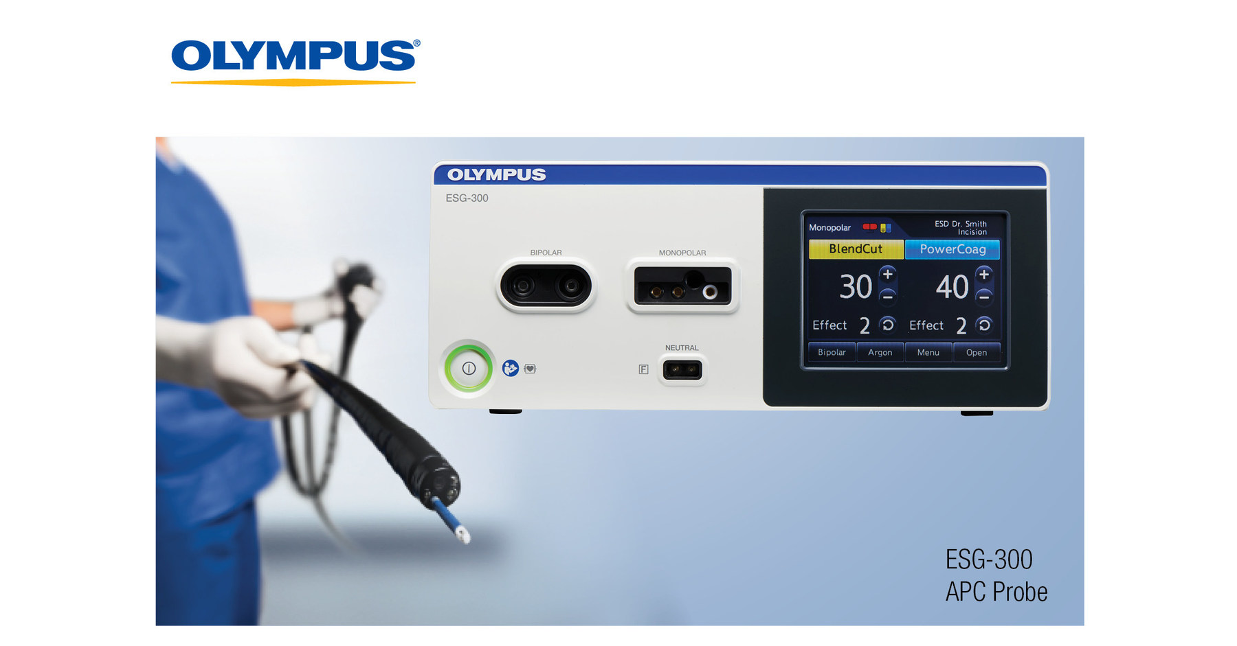 Olympus Launches ESG-300 Electrosurgery Generator