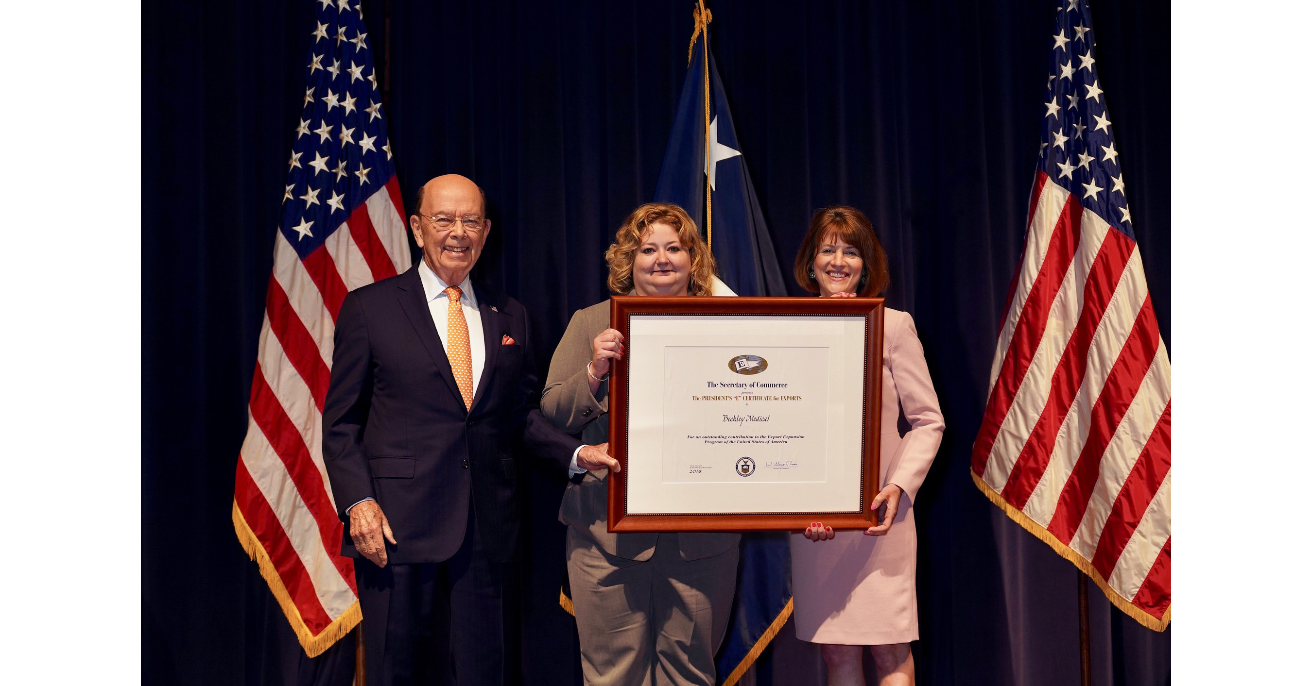 Beekley Medical Receives Presidential Award for Exports