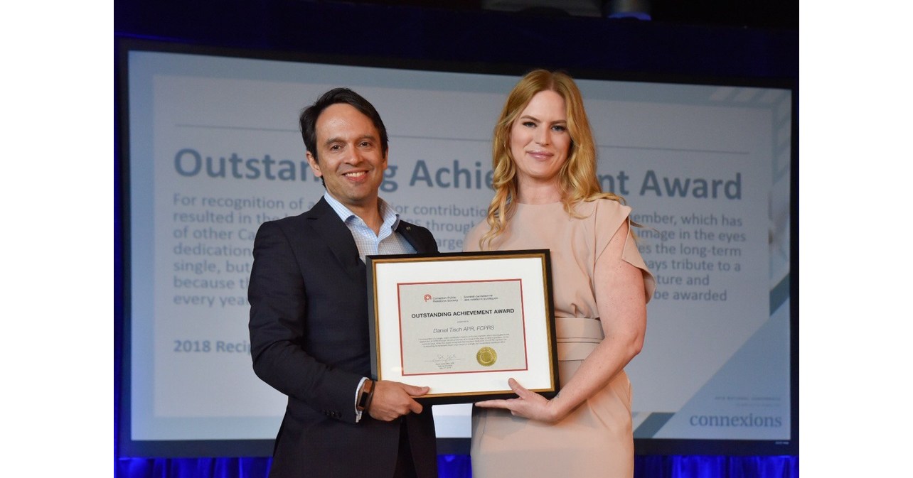 Daniel Tisch, APR, FCPRS receives Canadian Public Relations Society's ...