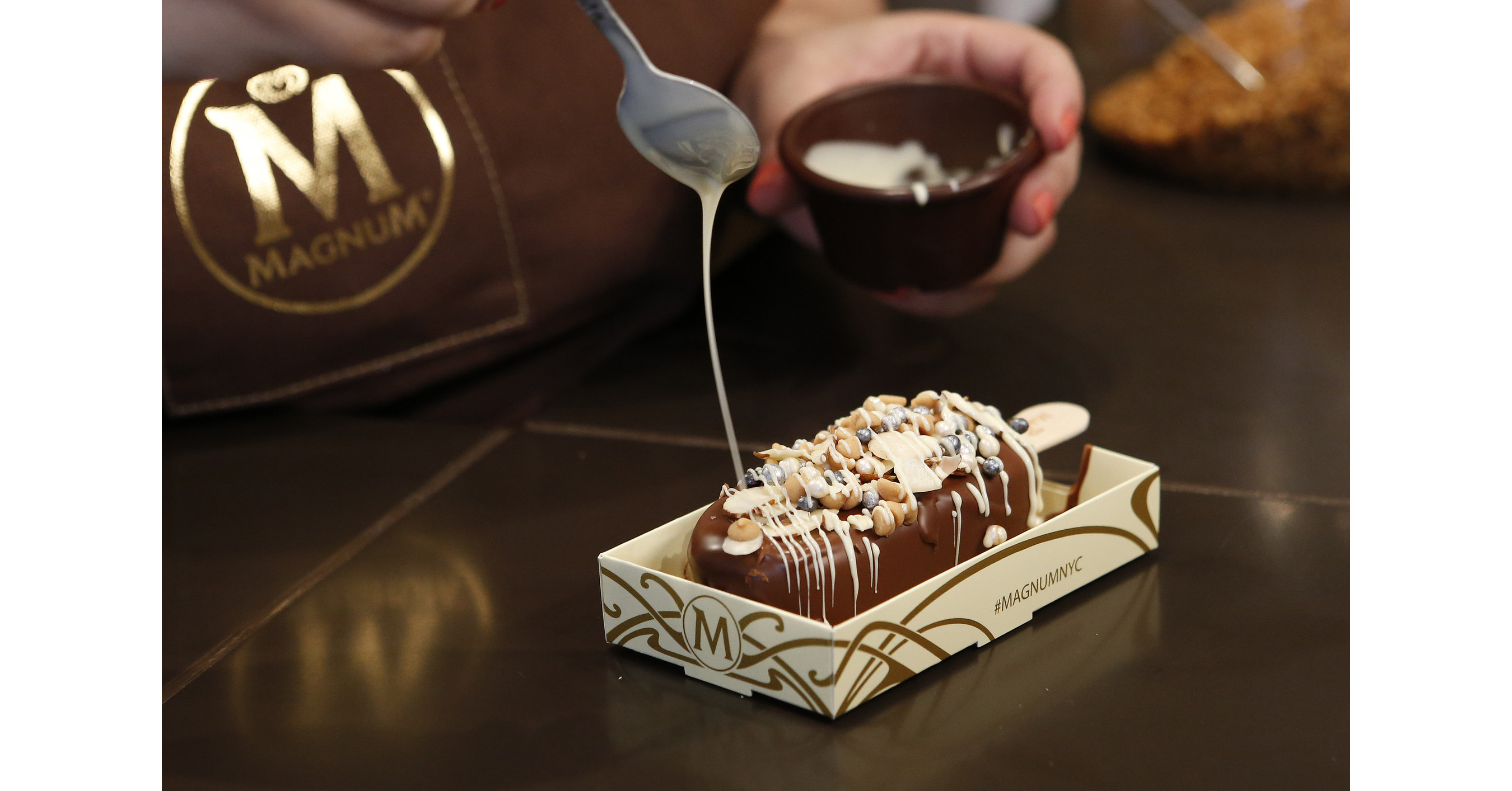 MAGNUM Ice Cream Brings Indulgent Dipping Bar Back to New York