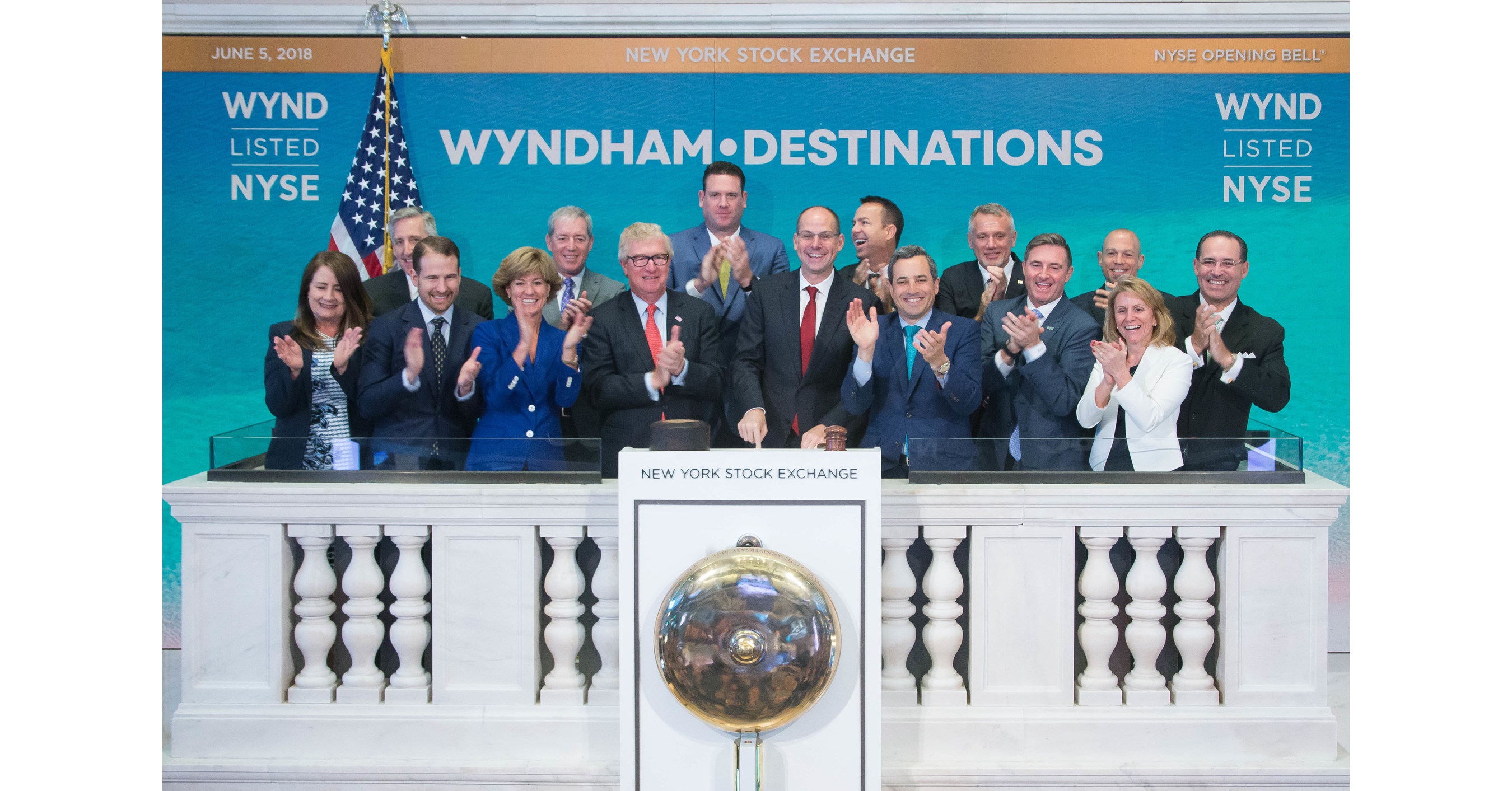 Wyndham Destinations Rings Opening Bell On New York Stock Exchange