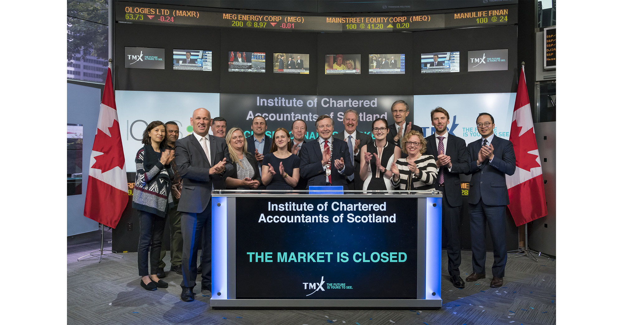Institute of Chartered Accountants of Scotland Closes the Market