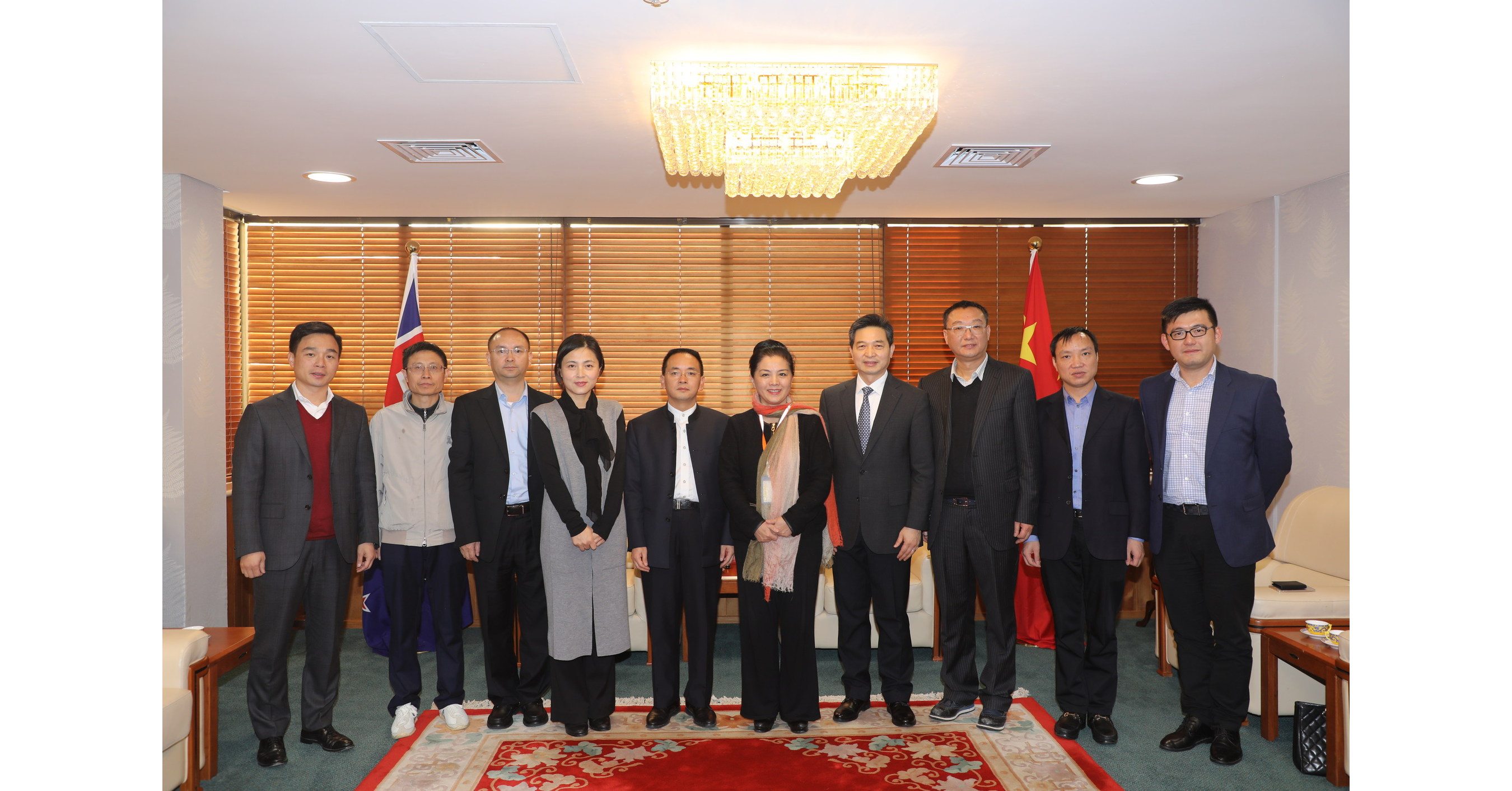 Moutai delegation visits the Consulate-General of China in Auckland