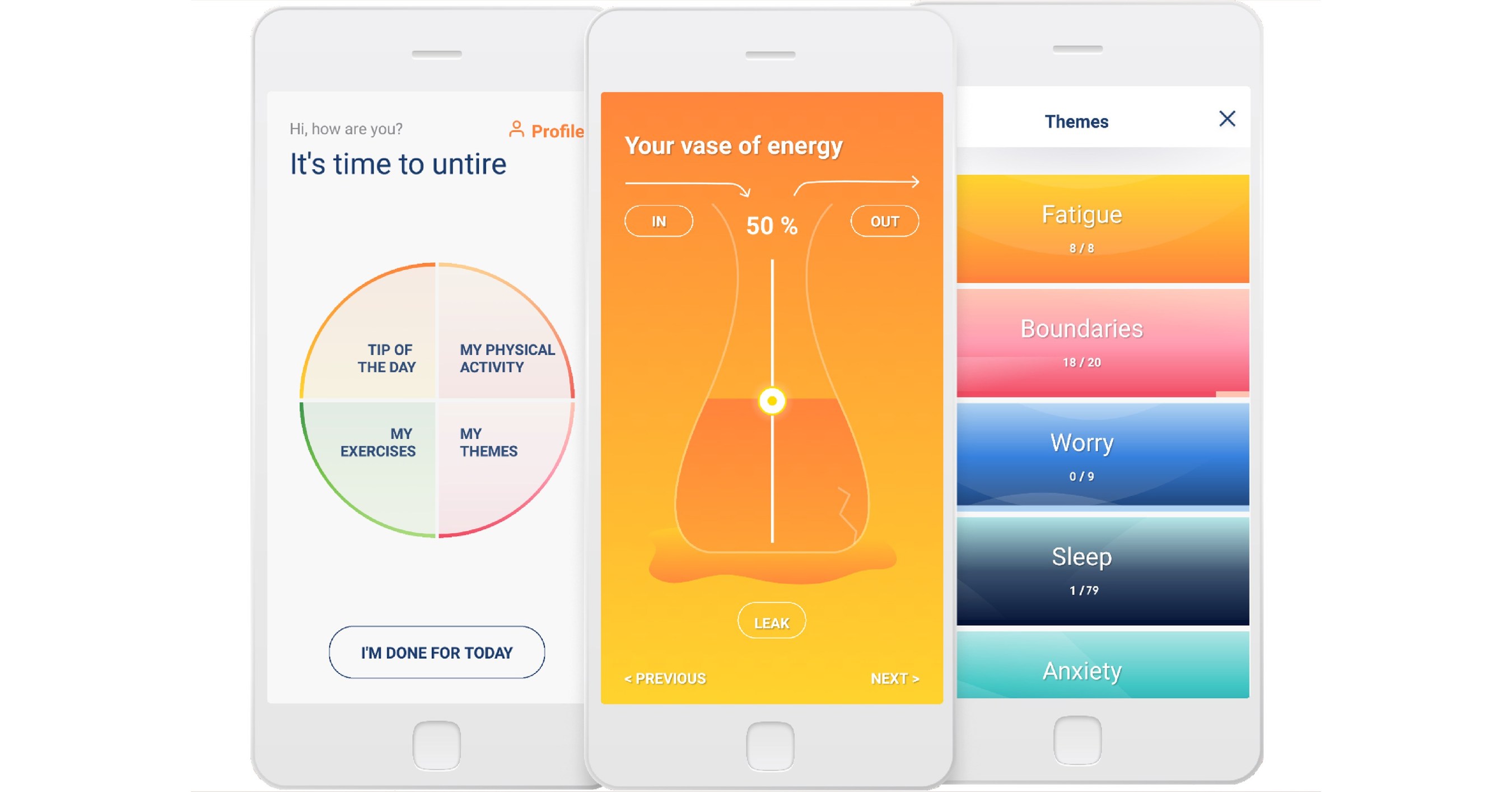Untire, The First Mobile App for Cancer-Related Fatigue Patients