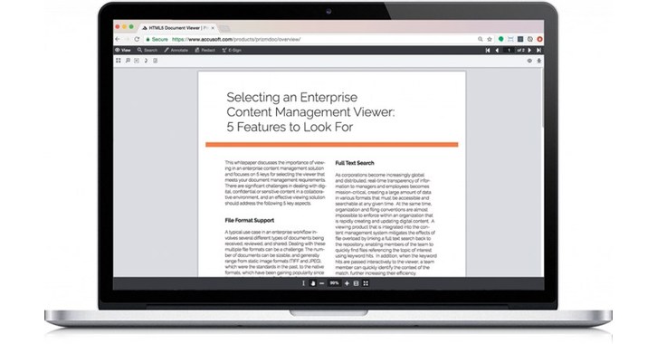 Accusoft's PrizmDoc Cloud document and image viewer receives SOC 2 Type 1 certification for ...