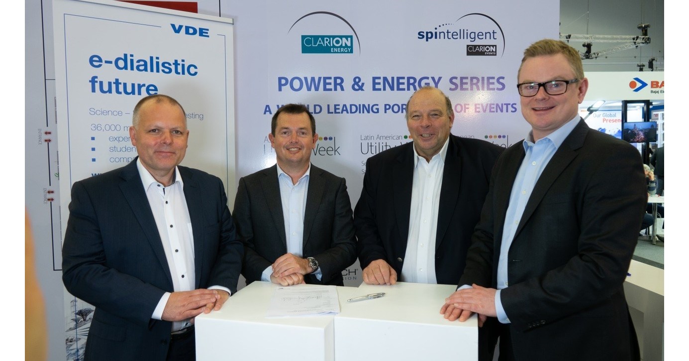 Clarion Energy and VDE Sign a Global Partnership for Energy Events