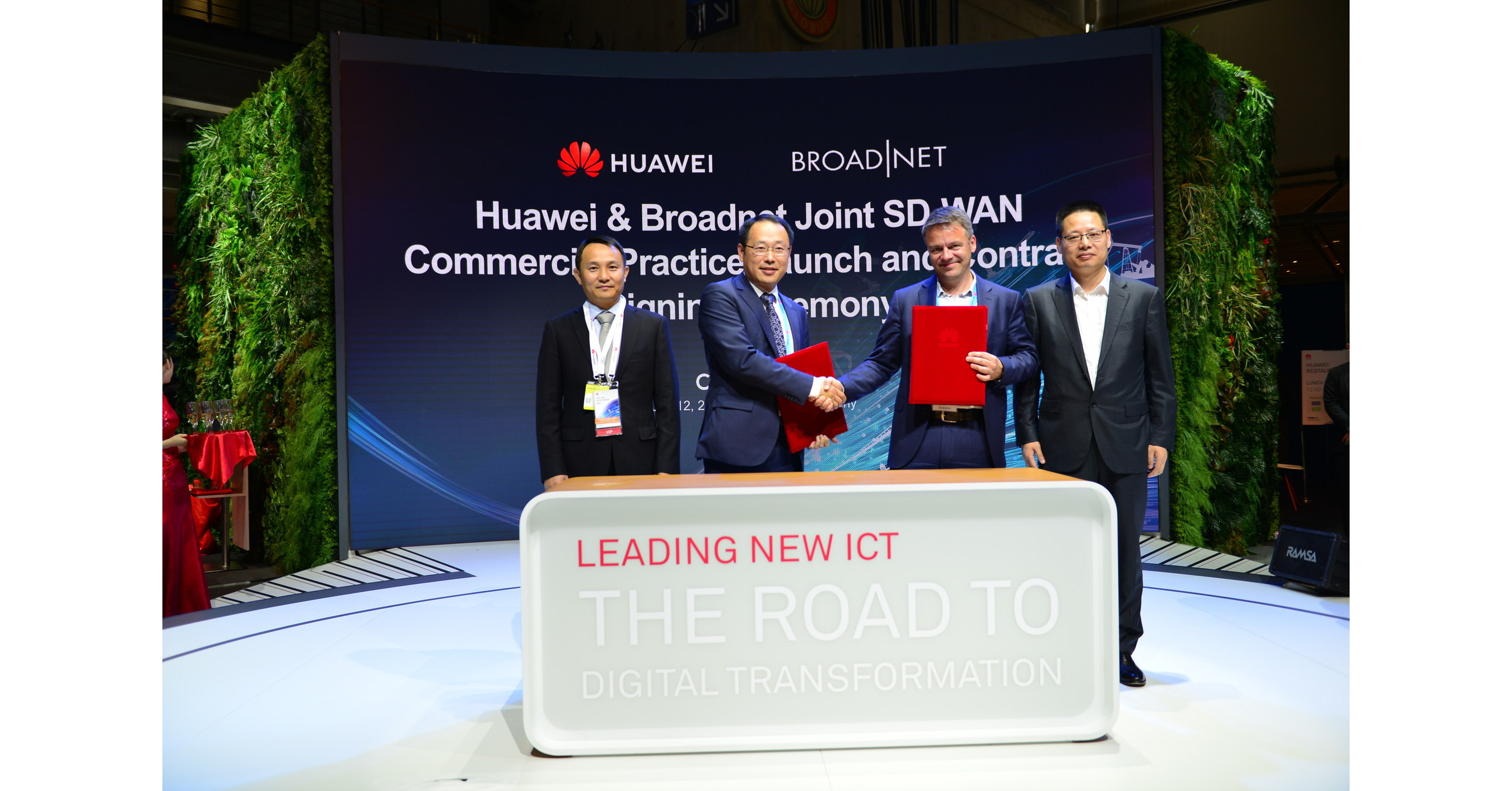 Huawei and Norway's Broadnet Sign SD-WAN Commercial Deployment ...