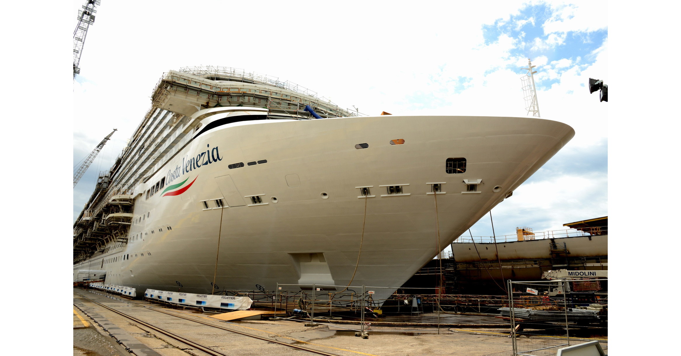 Costa Cruises Celebrates Float-out of Costa Venezia -- Its First Ship ...