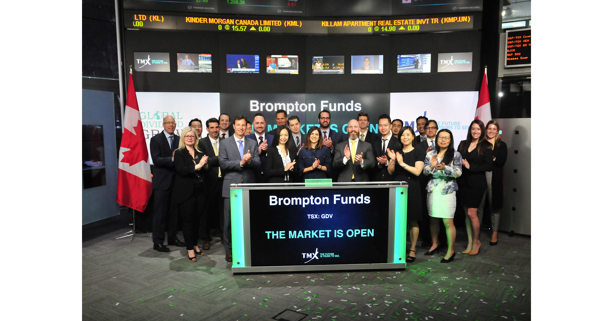Brompton Funds Opens the Market